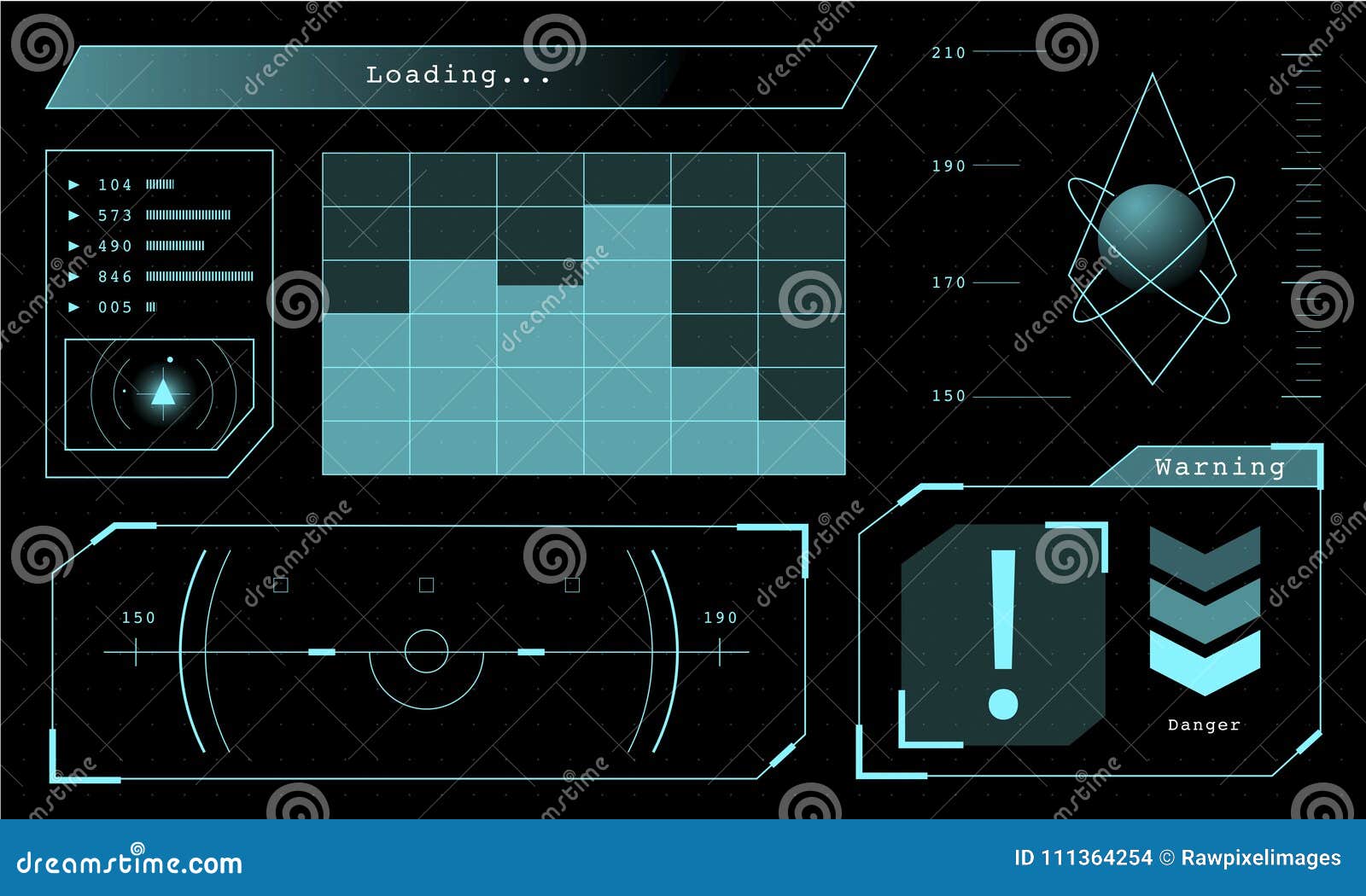 A Futuristic 3D Flowchart Showing The Potential Growth Of A Companys ...
