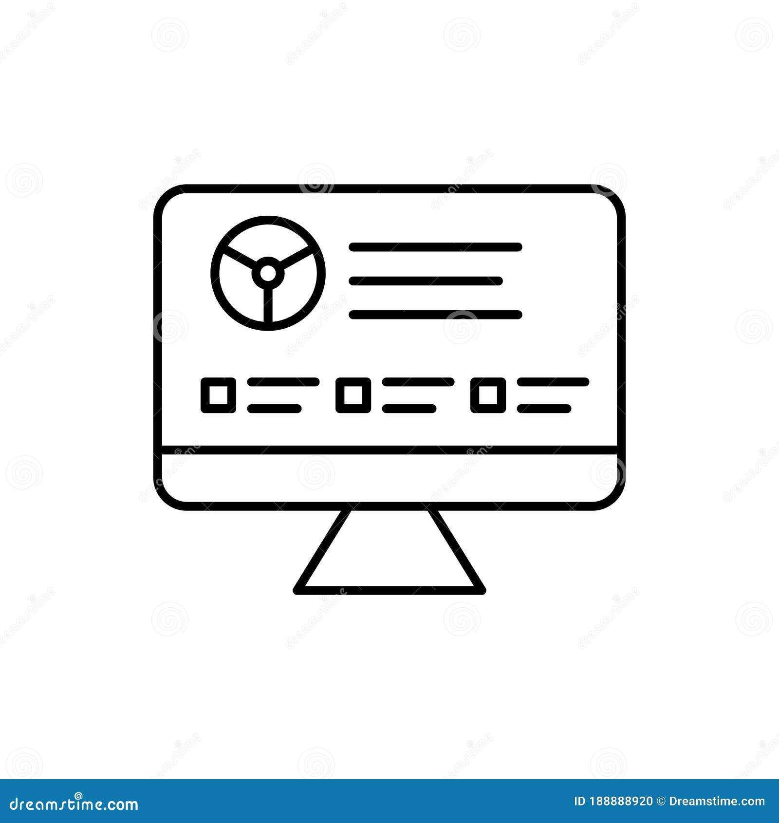 Monitor, Test, Driver Icon. Simple Line, Outline Vector Elements of ...