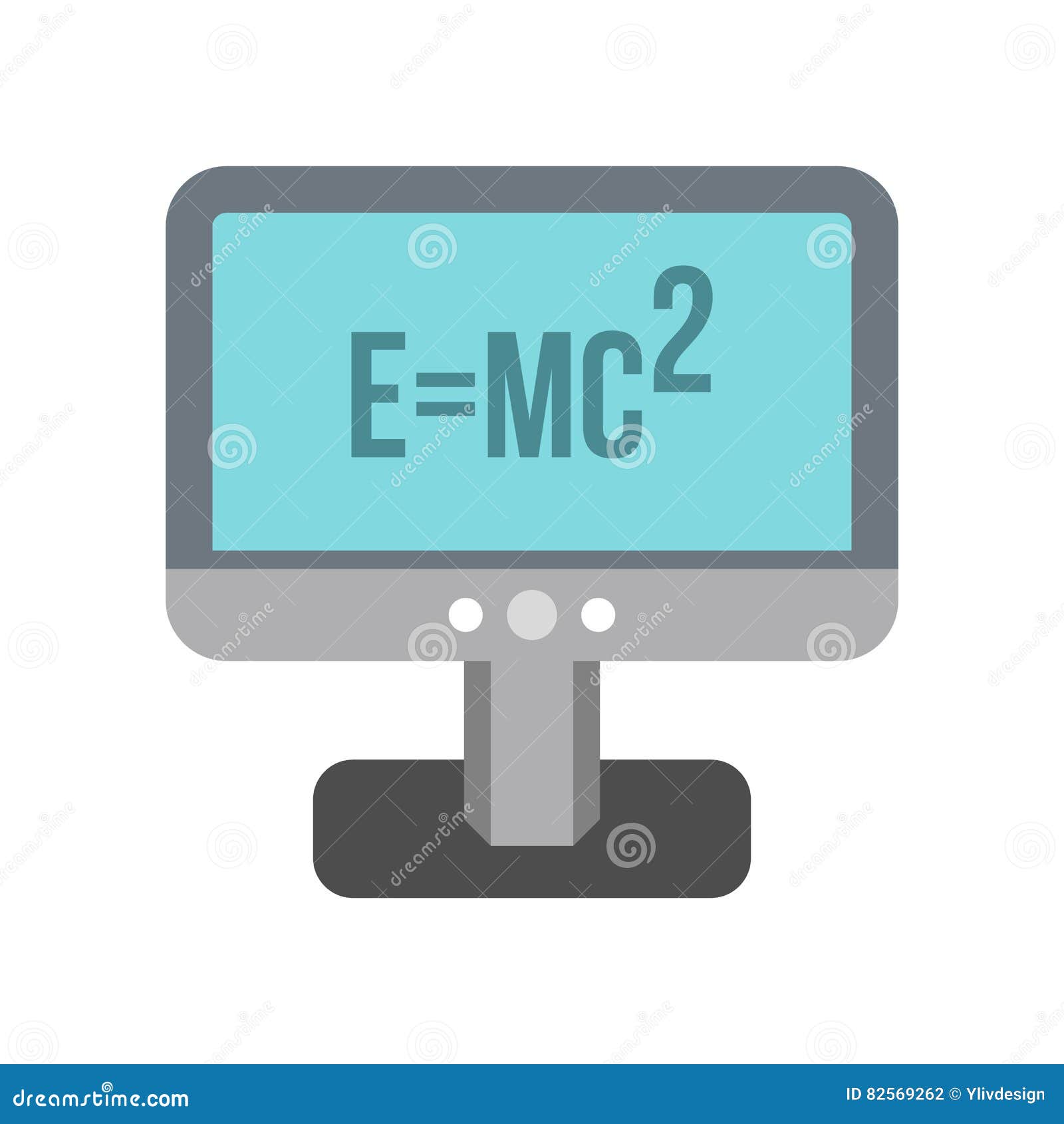 Monitor Theory Relativity Formula Icon Stock Illustrations – 27 Monitor ...