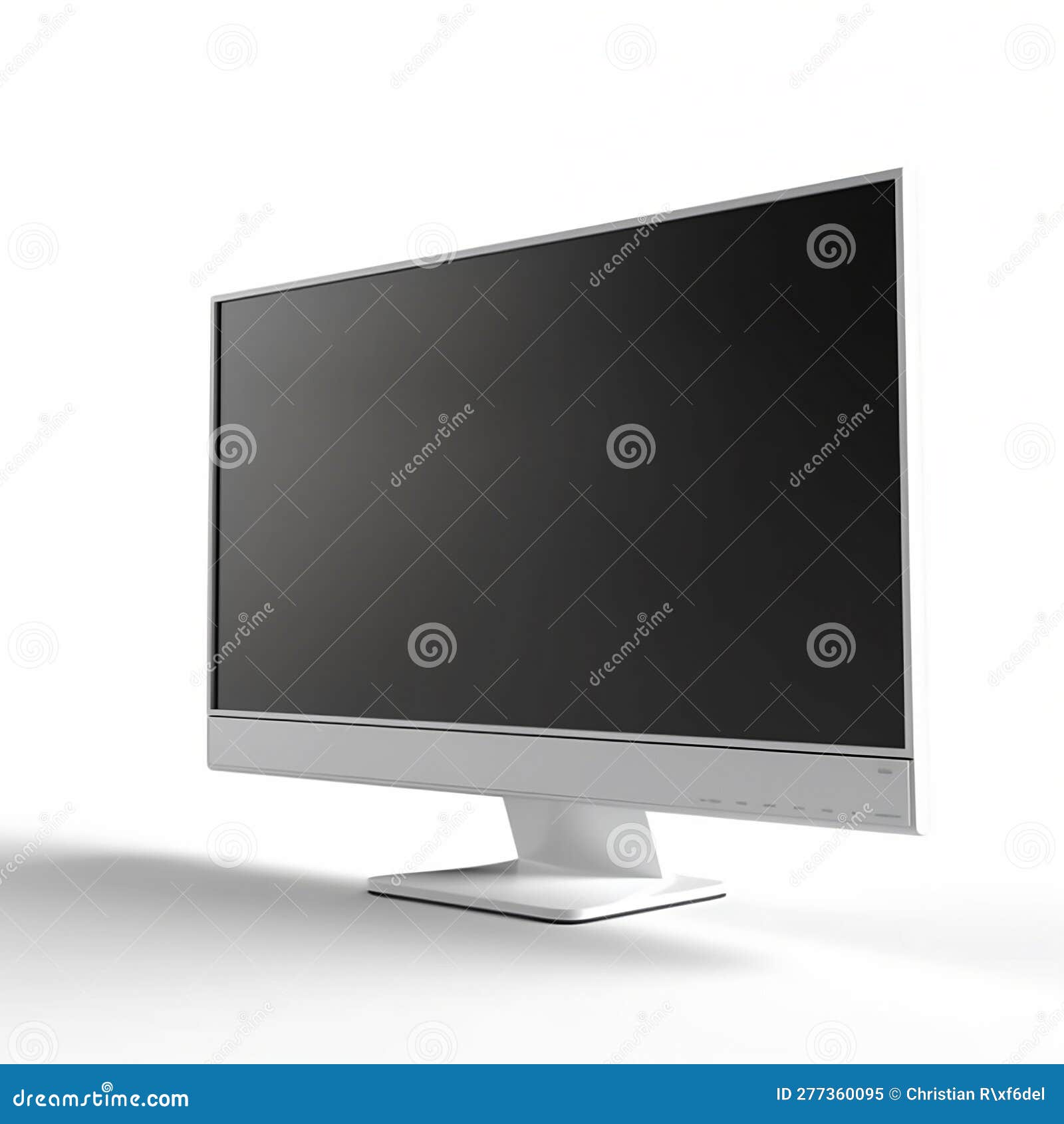 Monitor TV Screen on White Background - Computers - Consumer ...