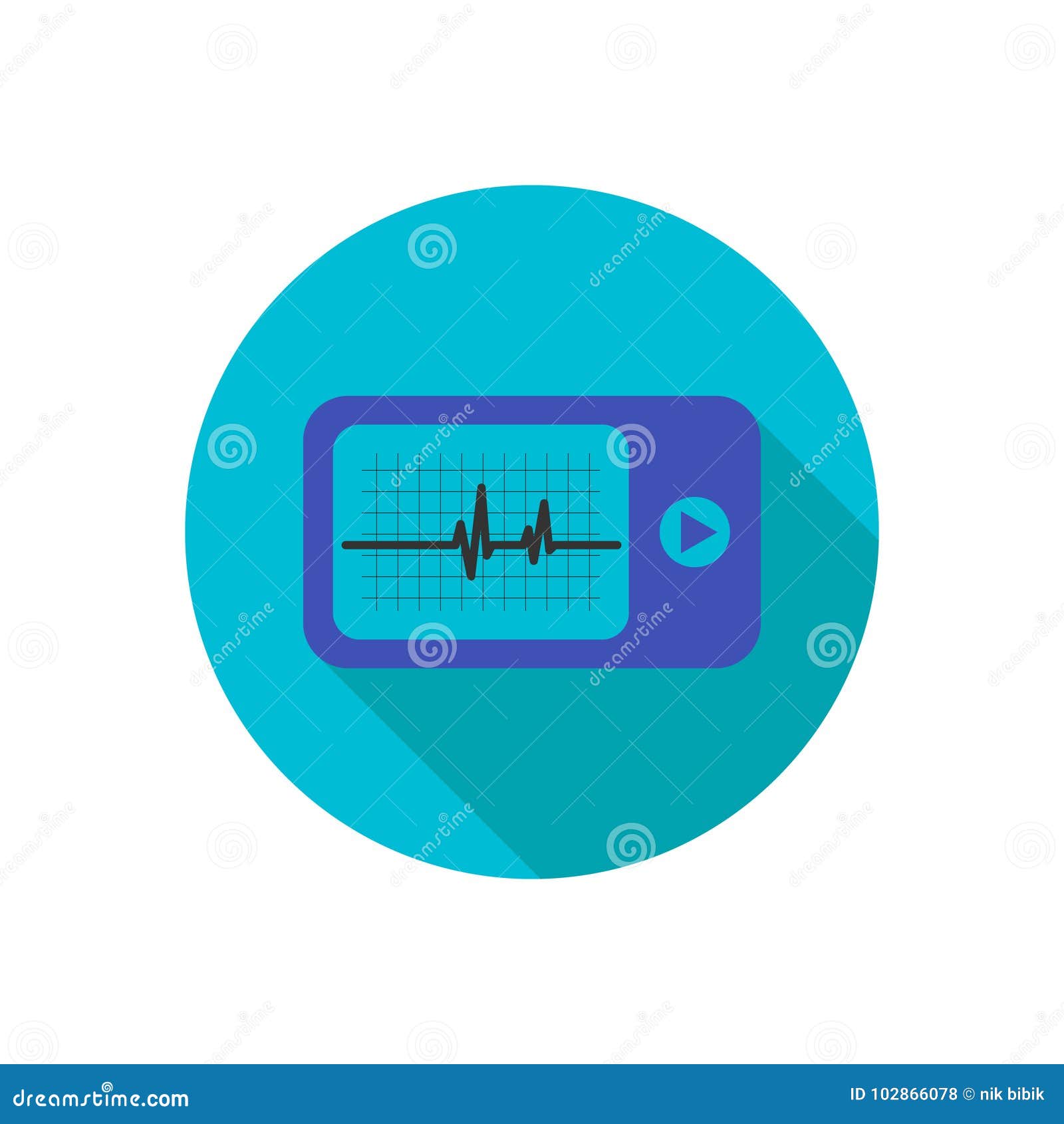Ambulatory Monitoring Concept Icon Cartoon Vector | CartoonDealer.com ...