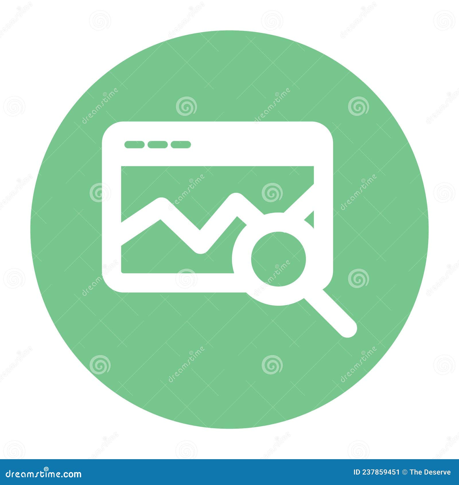 Monitoring Graph Isolated Vector Icon Which Can Easily Modify or Edit ...
