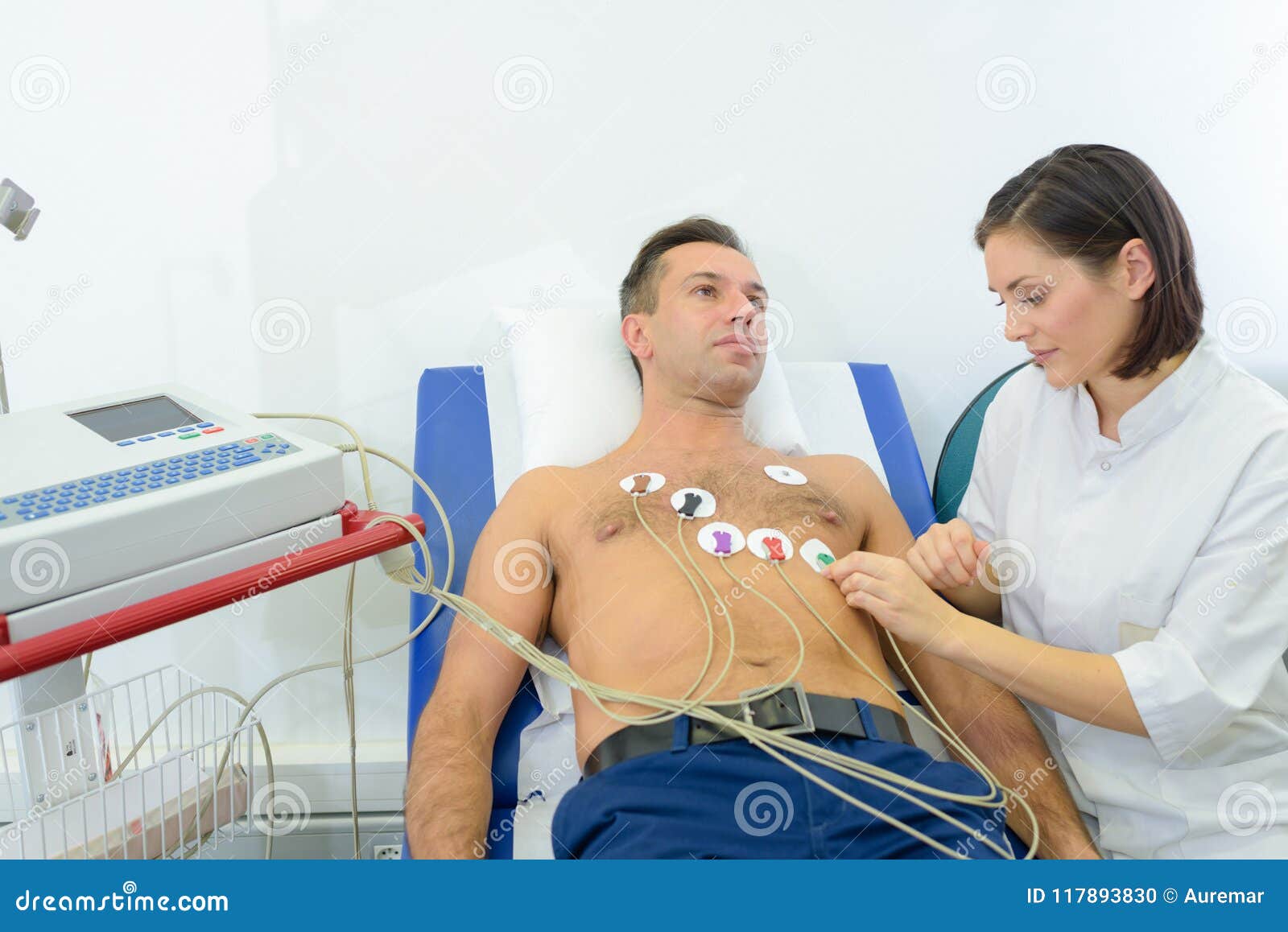 Monitoring the heart rate stock photo. Image of echocardiography ...