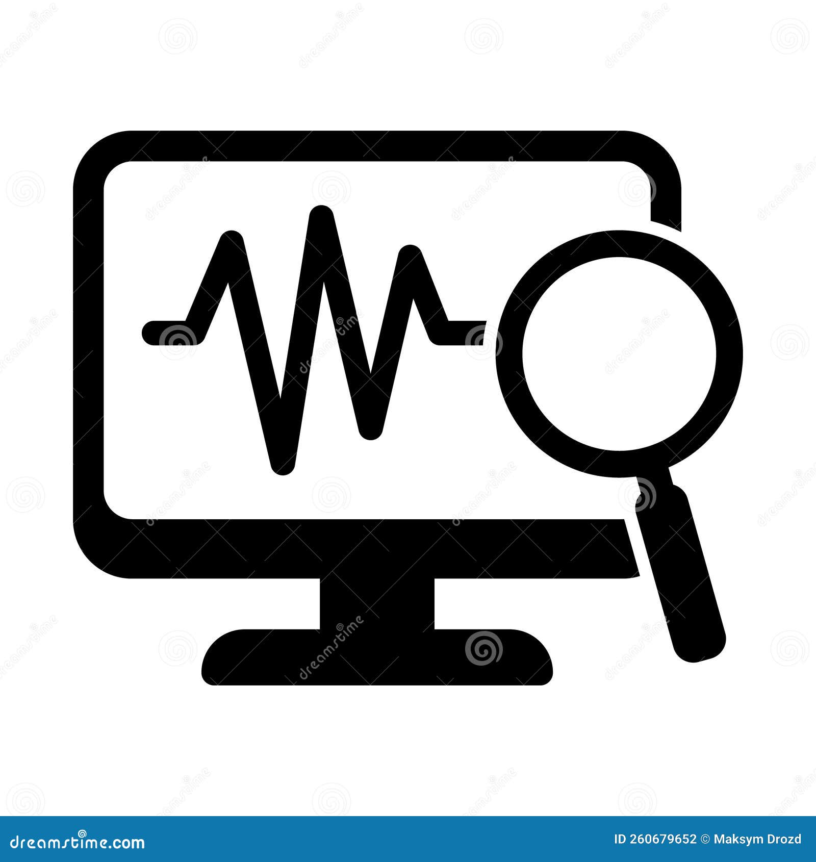 Monitoring Icon. Simple Element from Internet Security Collection ...