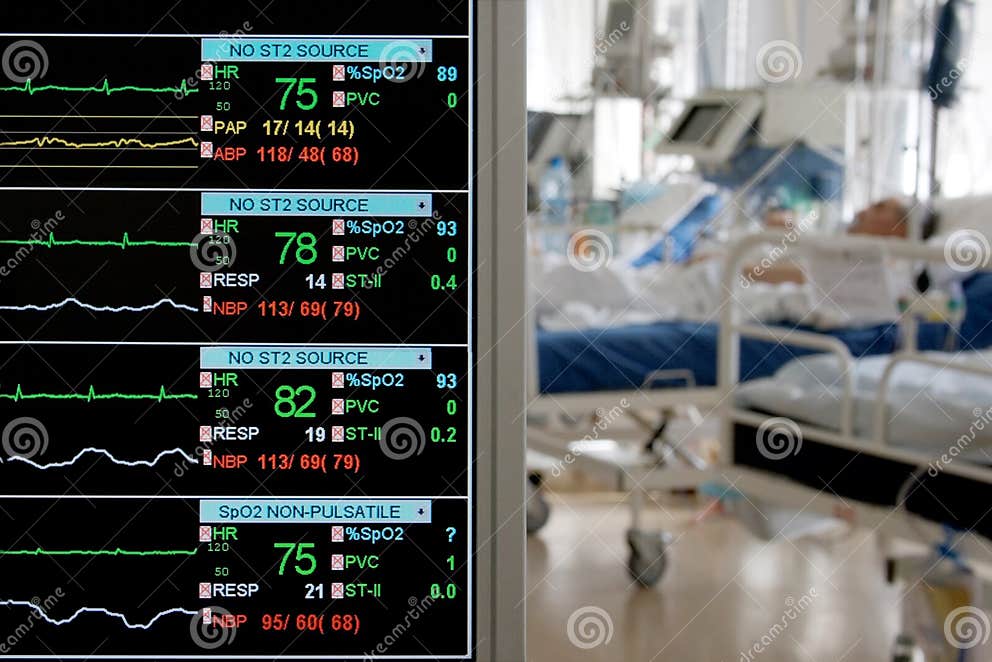 Monitoring in ICU stock photo. Image of consultation, cardiac - 2549142