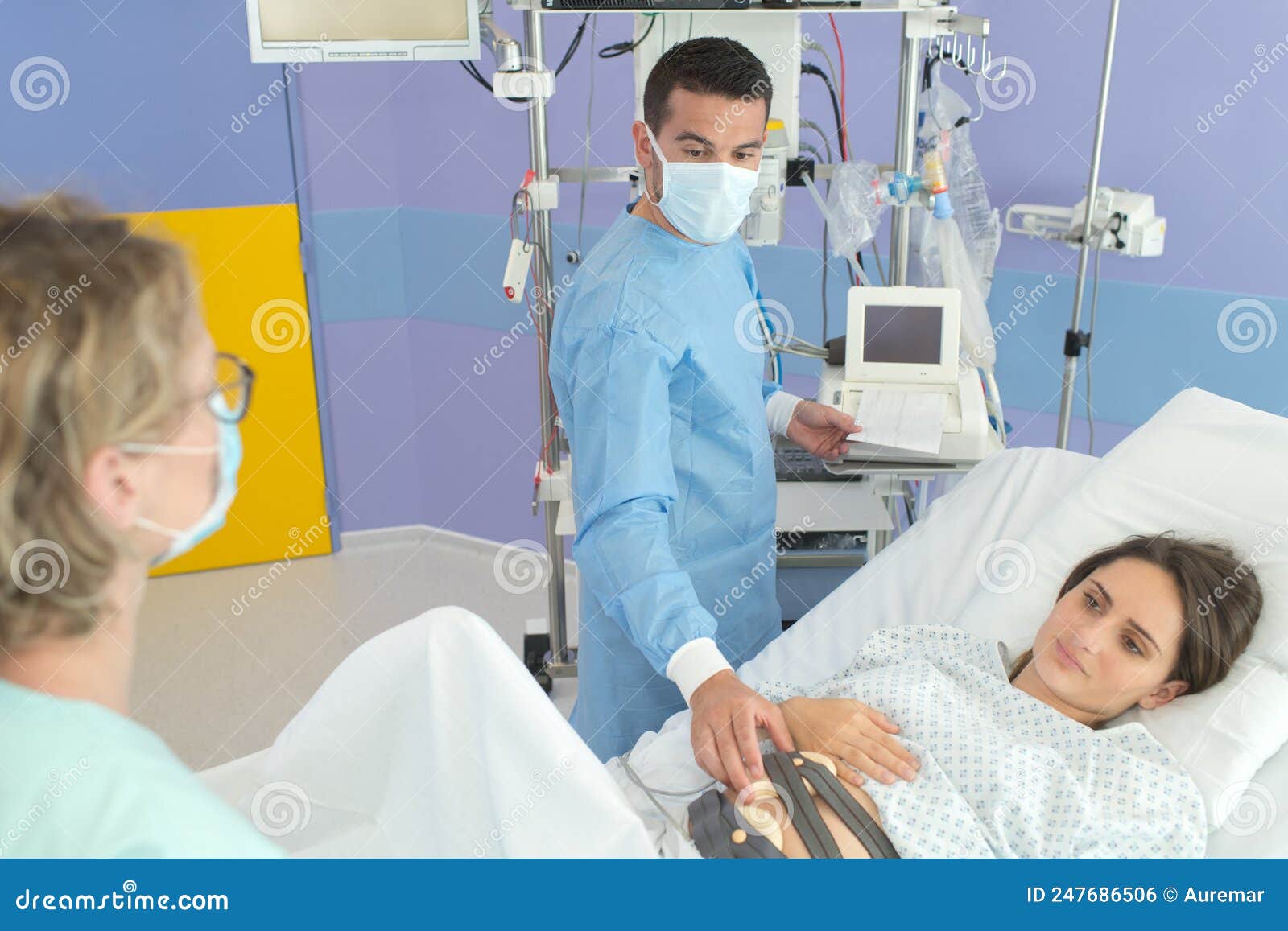 He monitoring labor stock photo. Image of operation - 247686506