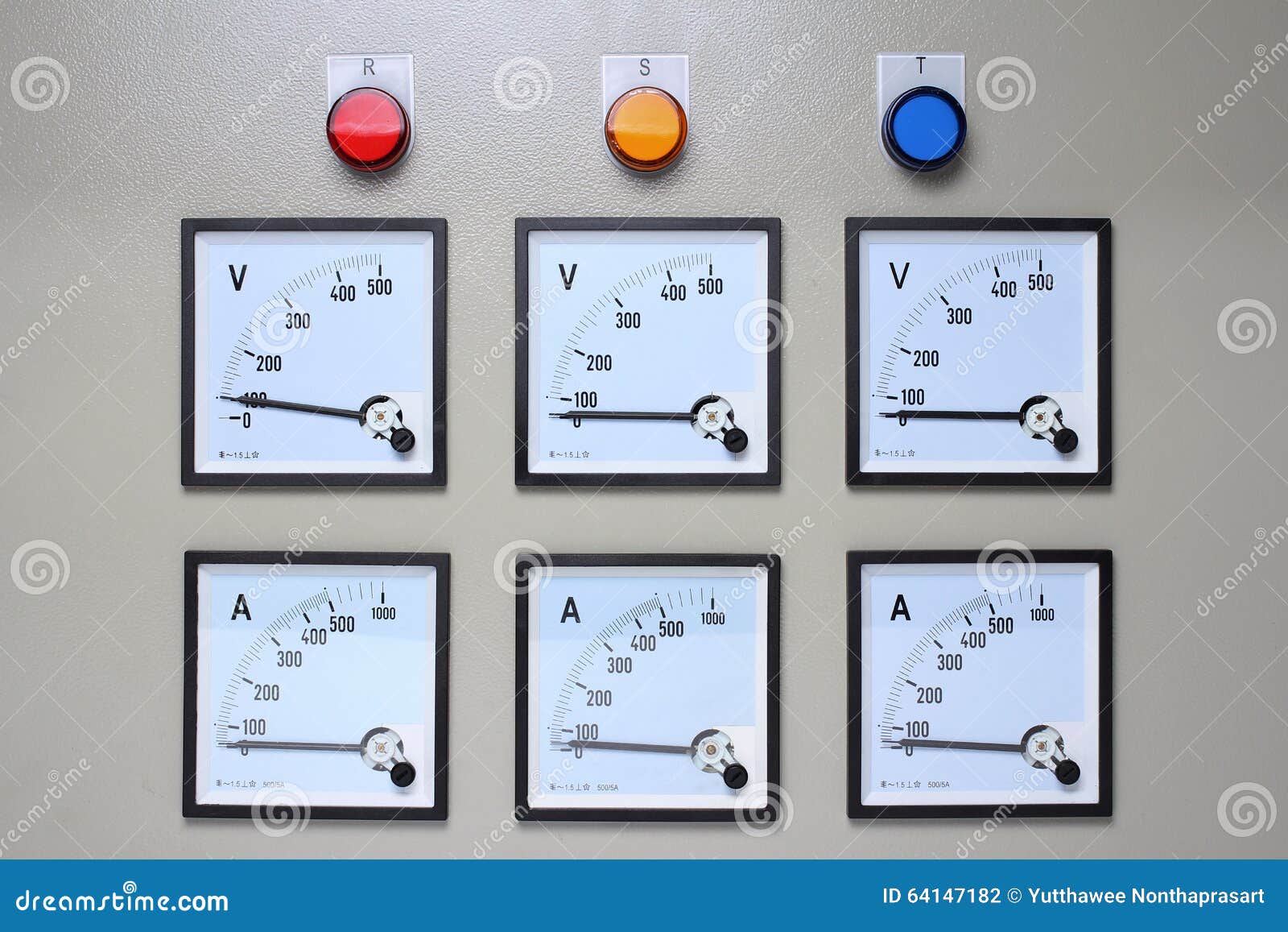 Monitoring panel stock photo. Image of switch, outdoor - 64147182