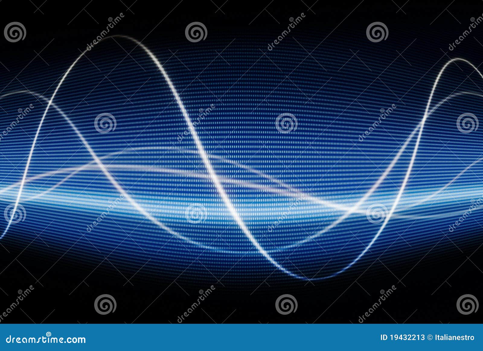 Monitoring waves stock illustration. Illustration of alternate - 19432213