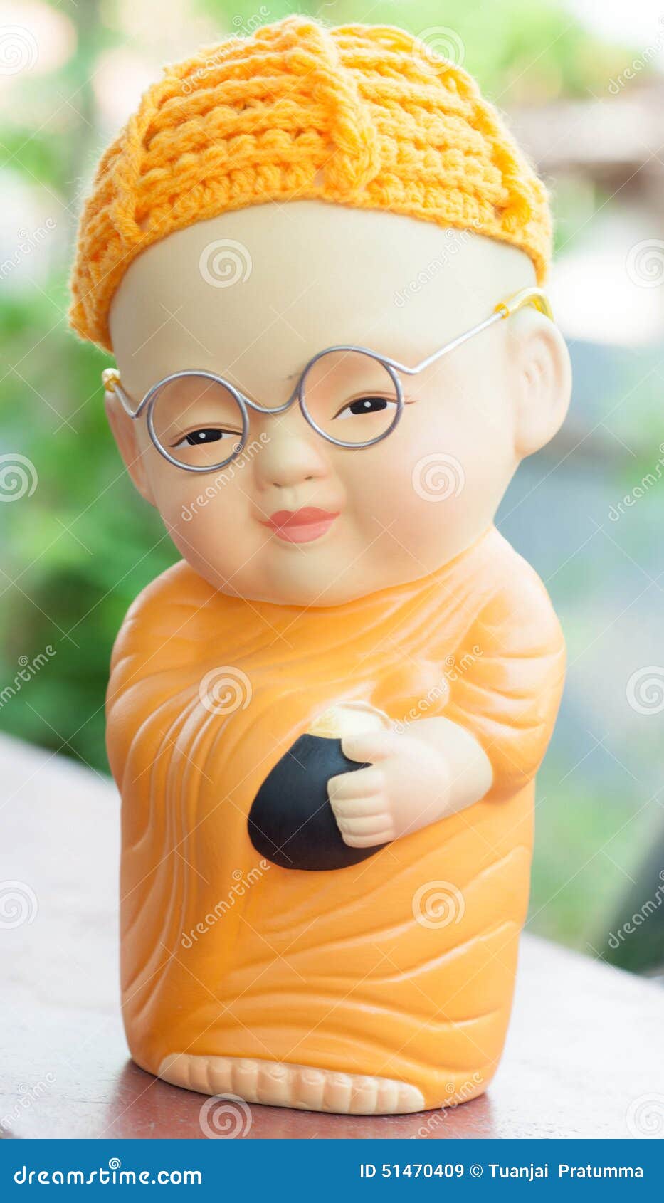 Monk doll stock image. Image of beautiful, faith, ceramic - 51470409