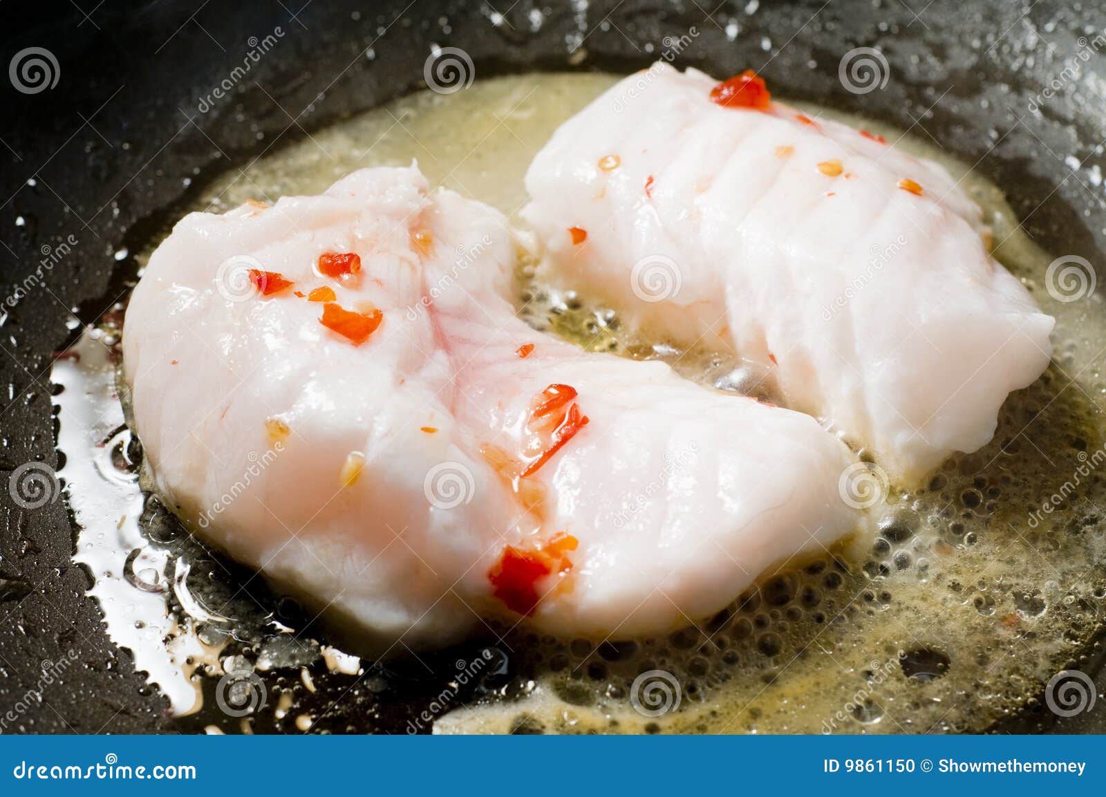 Raw Monk Fish Stock Image | CartoonDealer.com #9946093