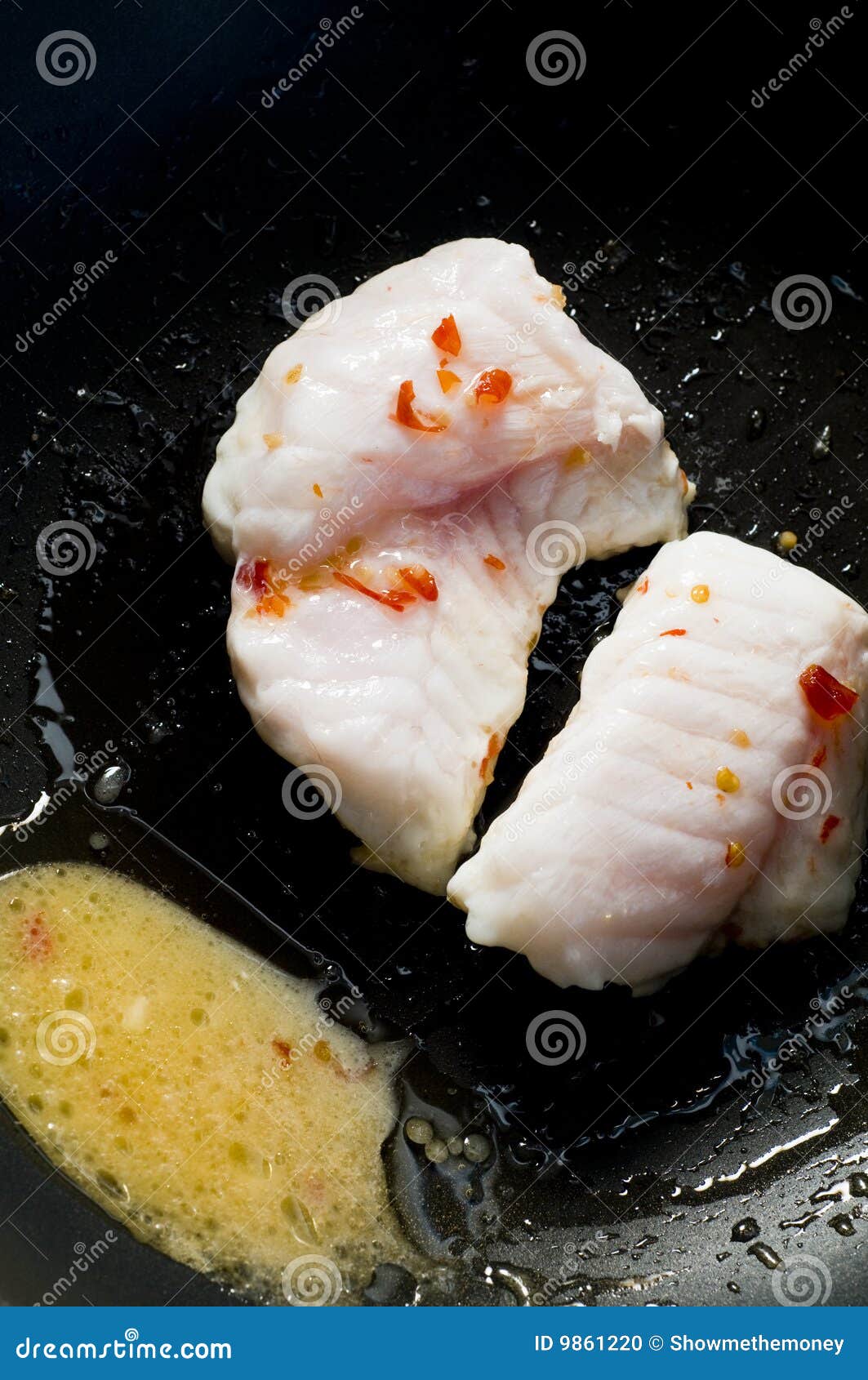 Raw Monk Fish Stock Image | CartoonDealer.com #9946093