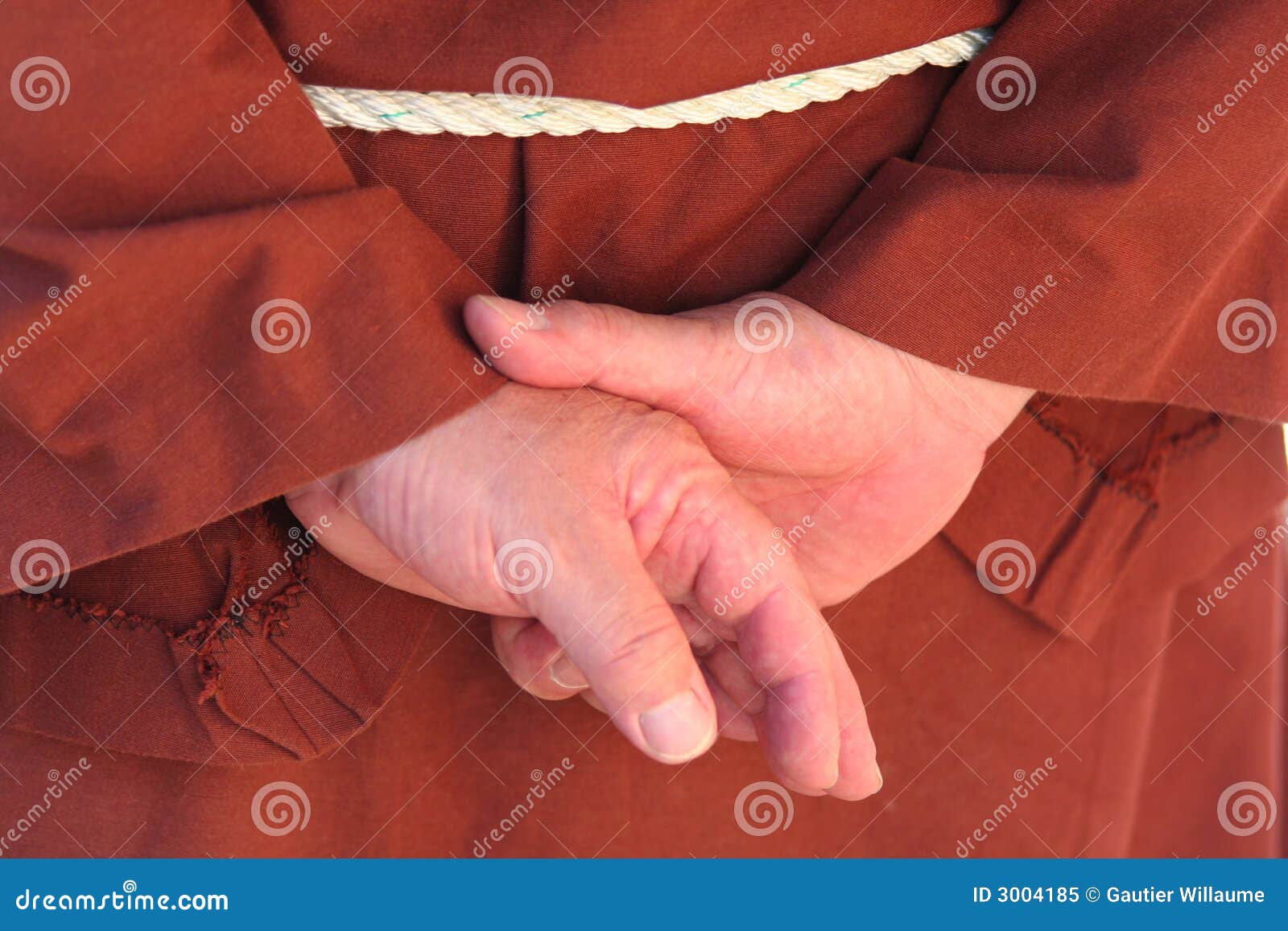 Monk hands stock image. Image of caucasian, monks, religious - 3004185