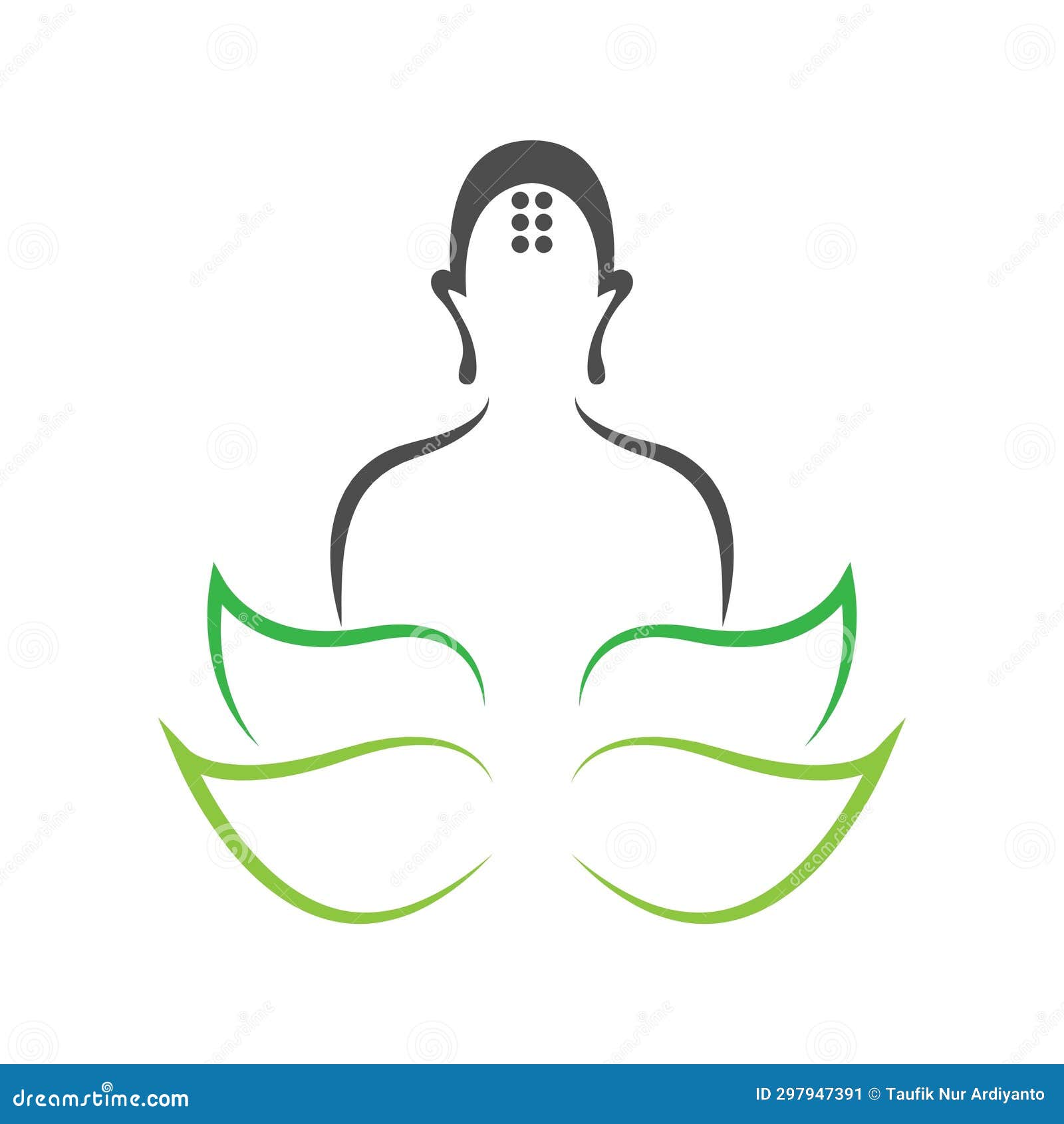 Monk logo icon design stock vector. Illustration of religion - 297947391
