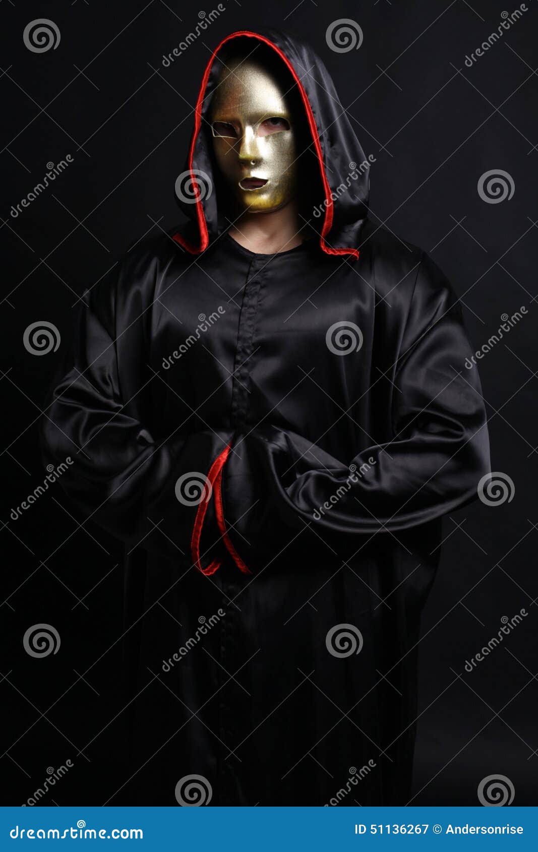 Monk mystical mask stock image. Image of casual, evil - 51136267