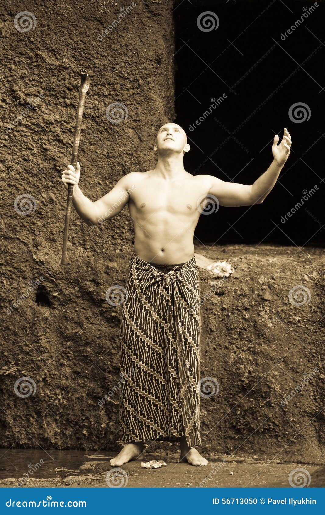 Monk Praying in a Monastery Stock Photo - Image of meditating, pray ...