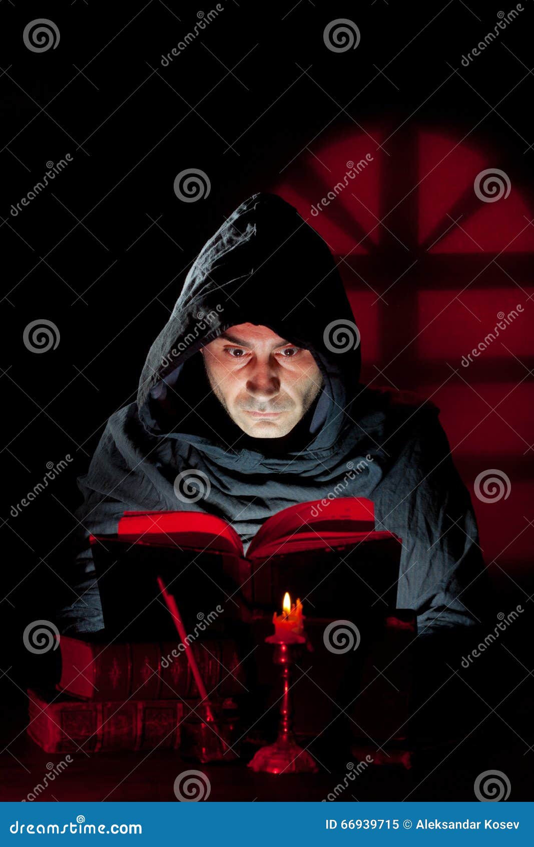 Monk read a book stock image. Image of schism, reading - 66939715