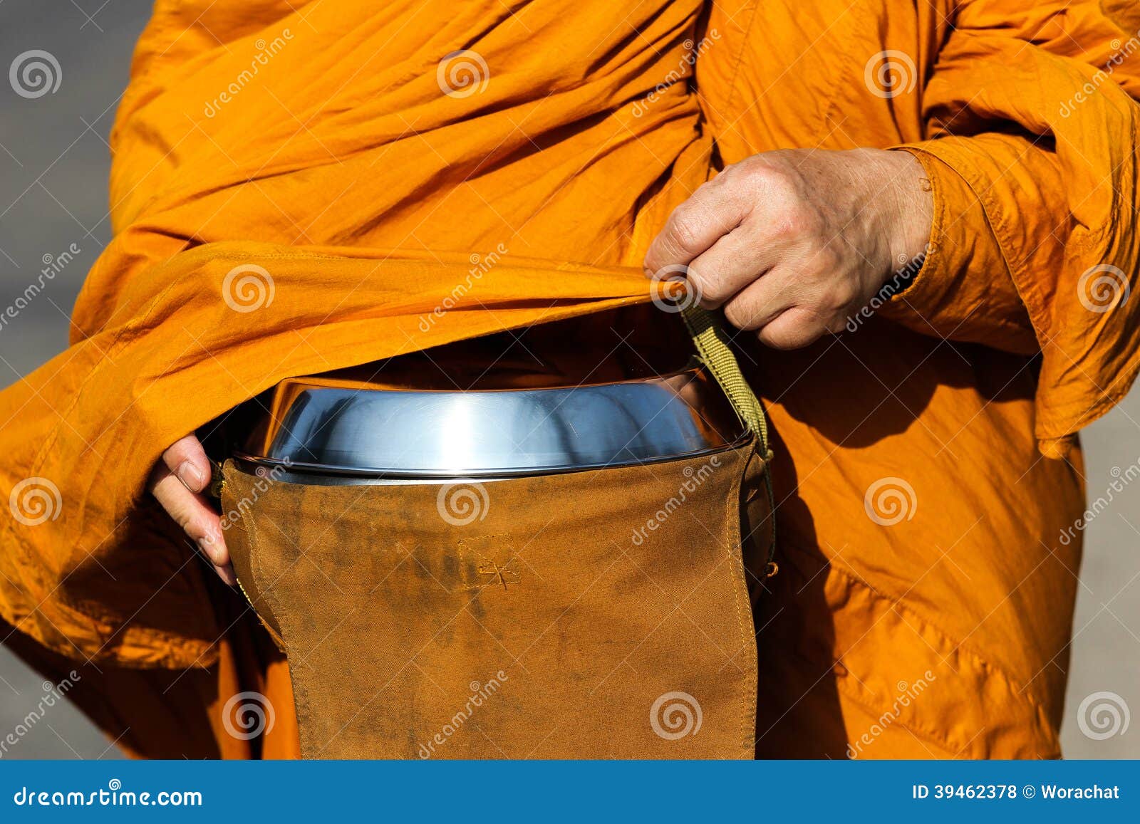 Monk s alms bowl stock photo. Image of design, fingernails - 39462378