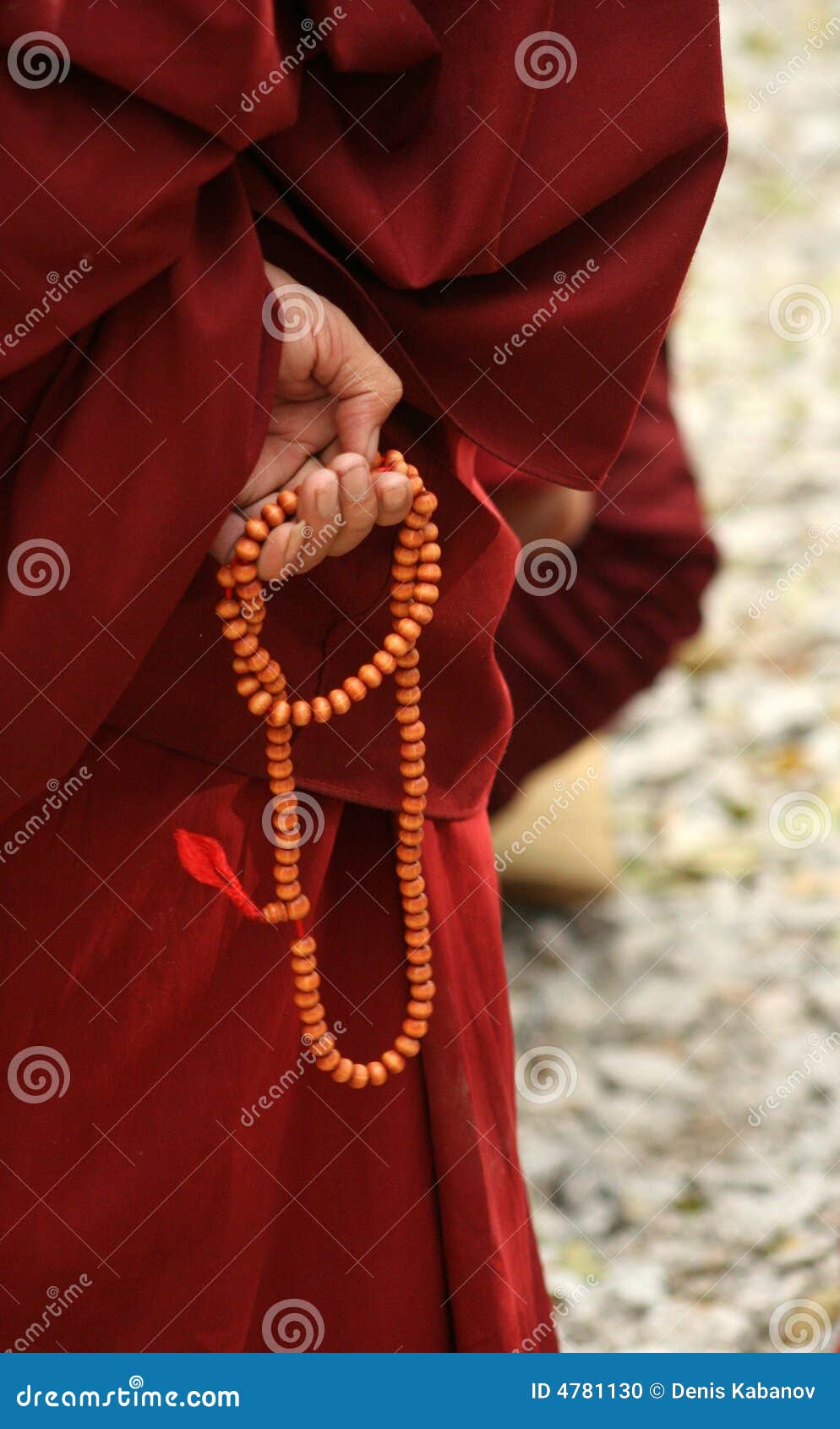 Monk s hand with bead stock photo. Image of monastery - 4781130