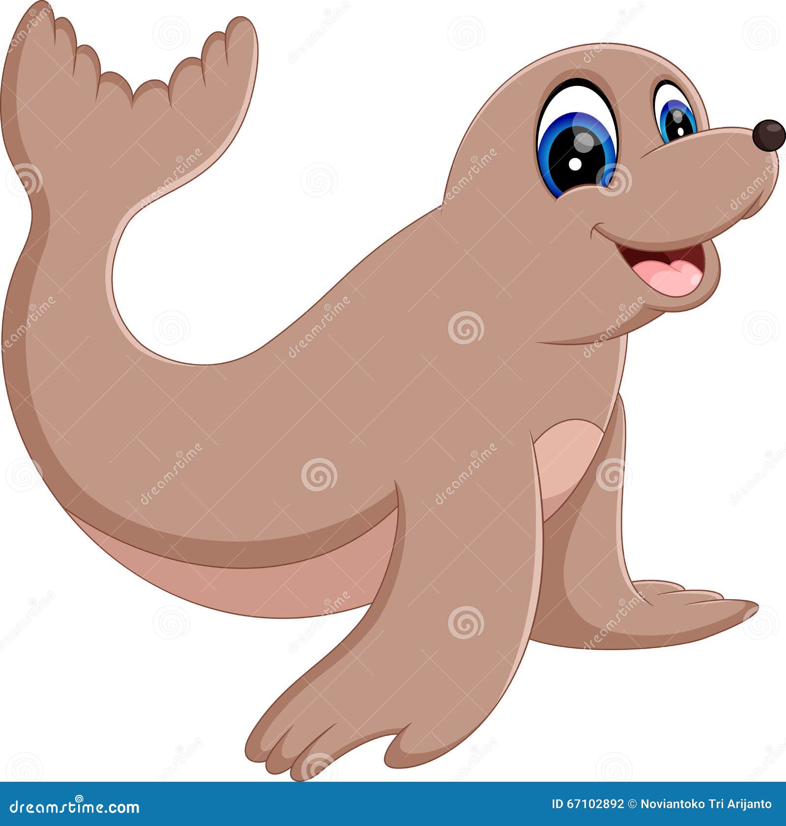 Monk Seal Animal stock vector. Illustration of background - 67102892