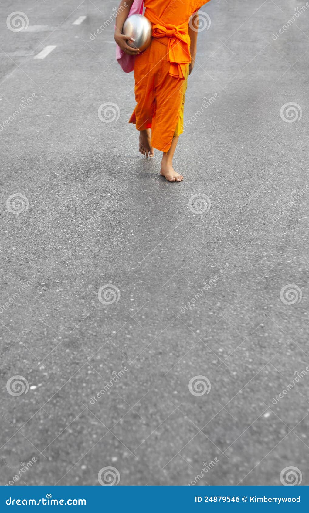 Monk Walks stock photo. Image of achievement, road, spirituality - 24879546