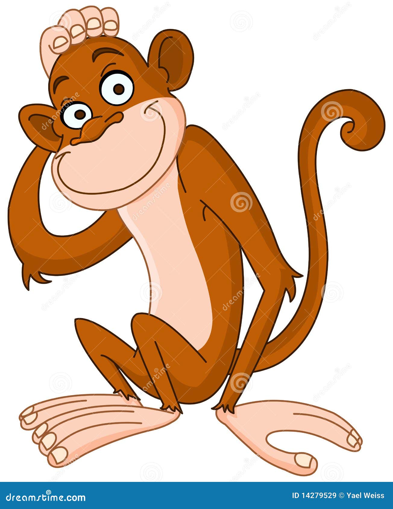 Smiley Monkey Stock Illustrations – 414 Smiley Monkey Stock ...
