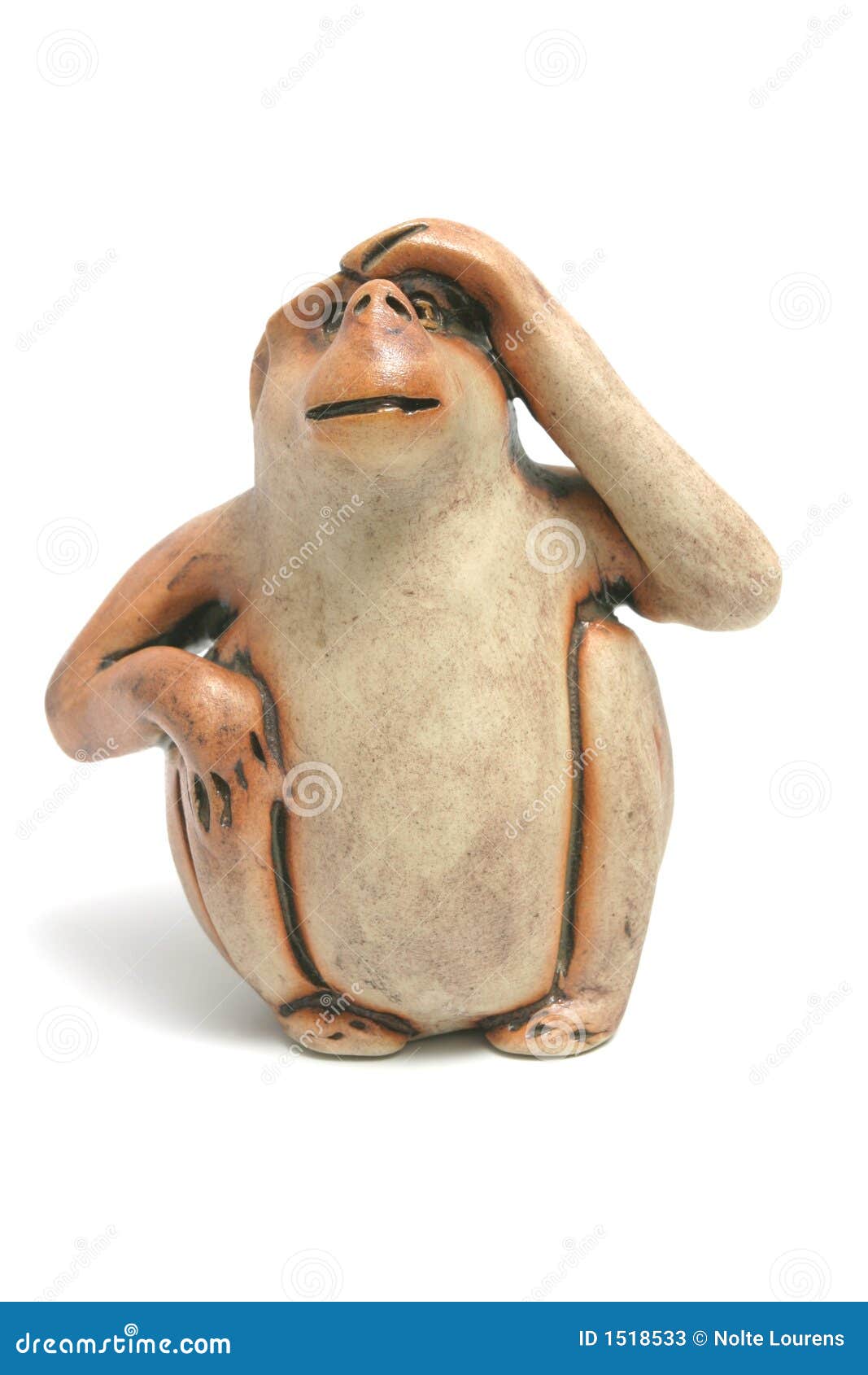 Monkey stock image. Image of wondering, question, confused - 1518533