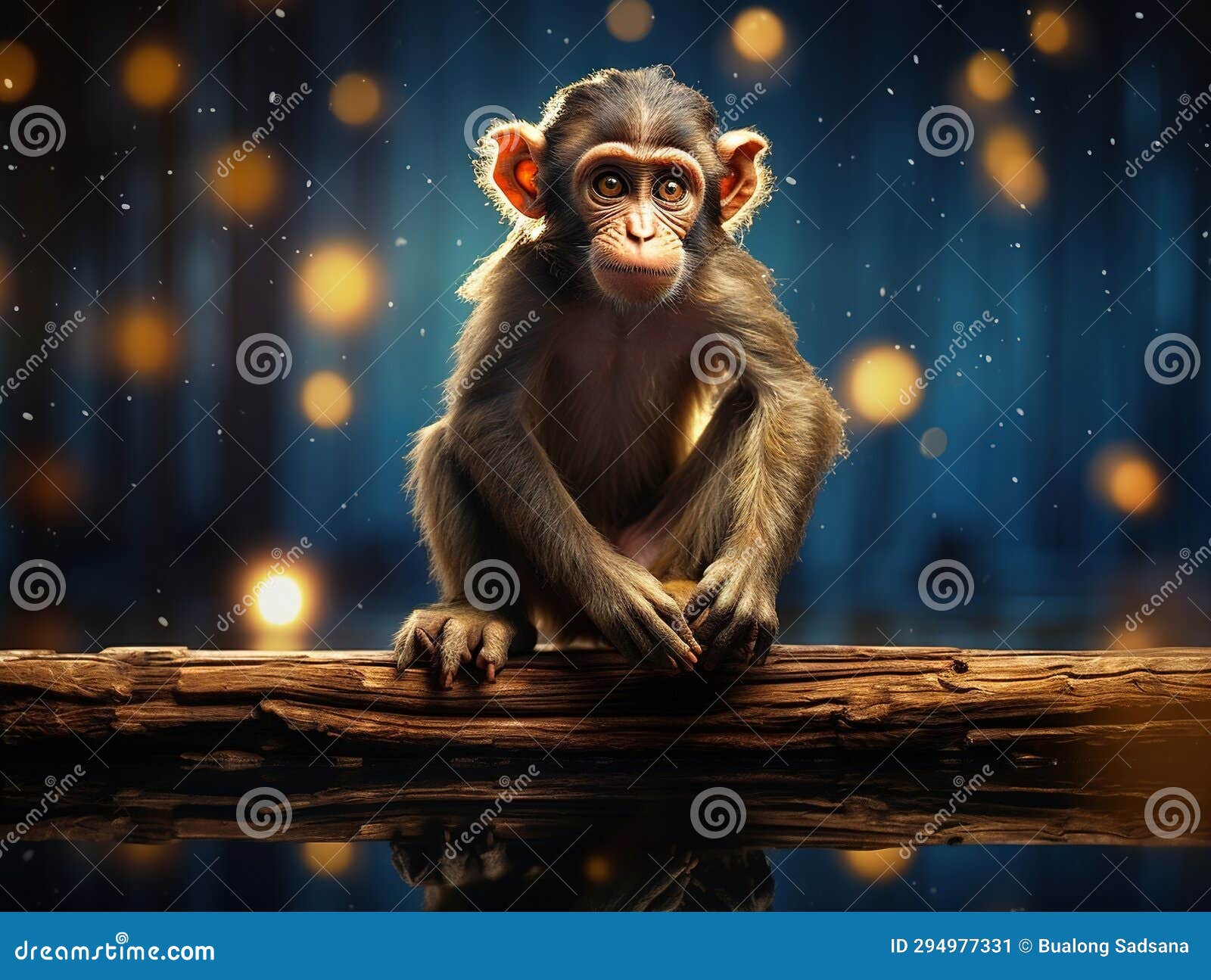 Monkey stock illustration. Illustration of beautiful - 294977331