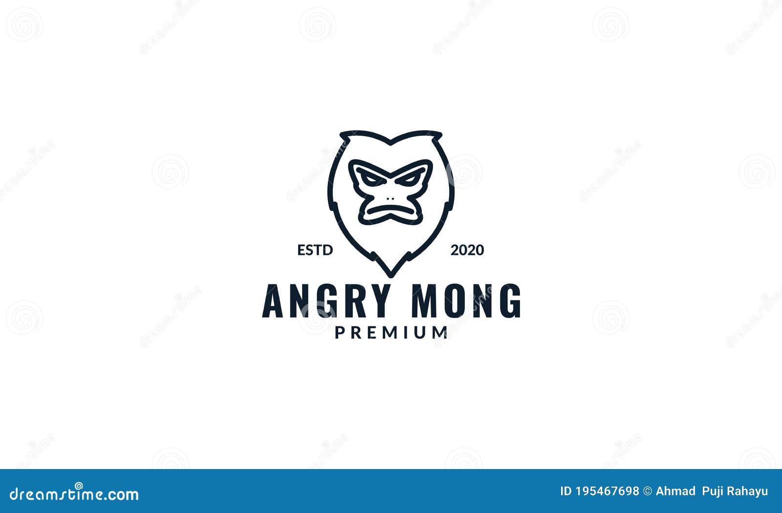 Angry Cat Logo Design, Infographic Pictogram Cartoon Vector ...