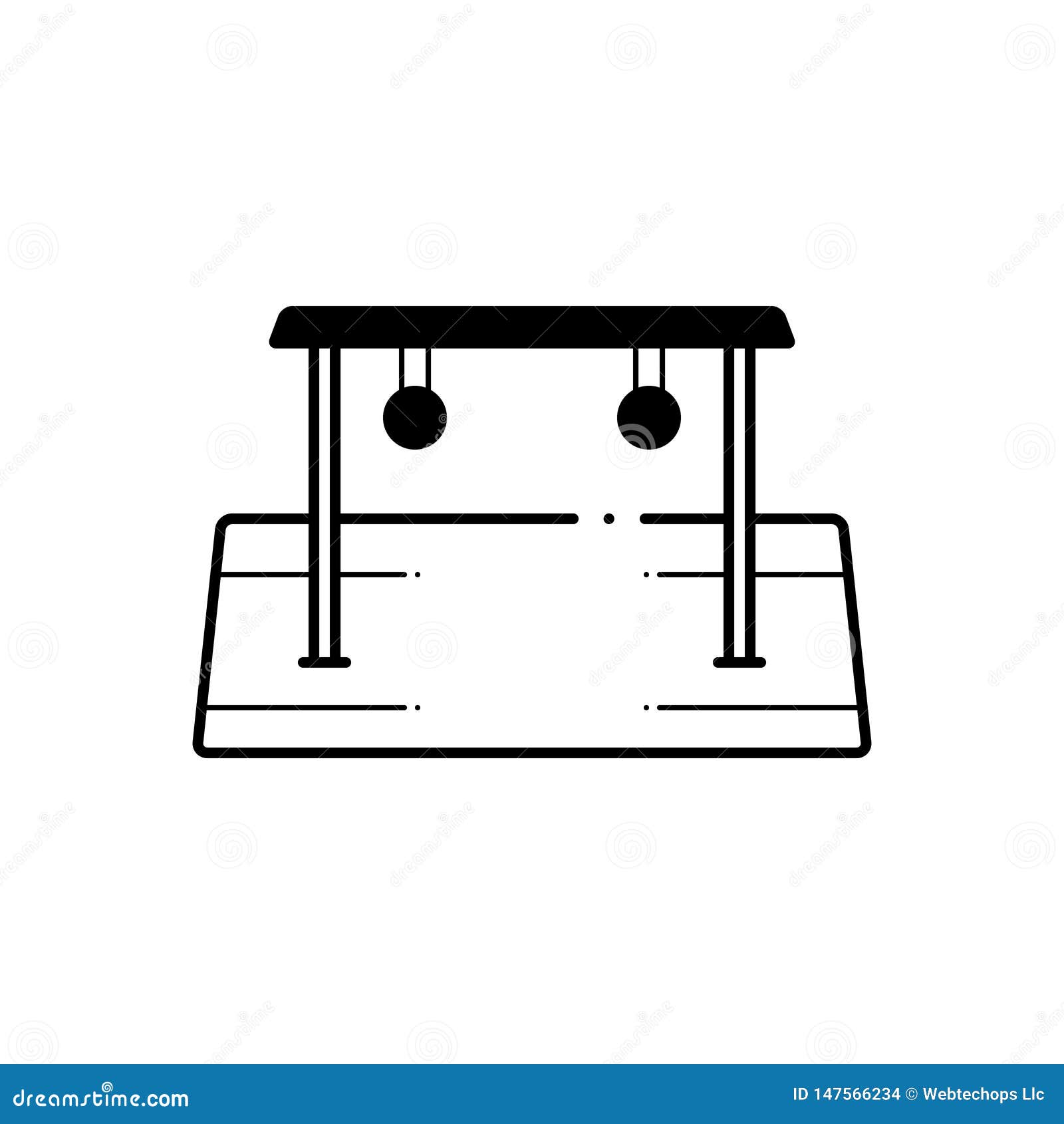 Black Solid Icon for Monkey Bar, Half Round and Exercise Stock Vector ...