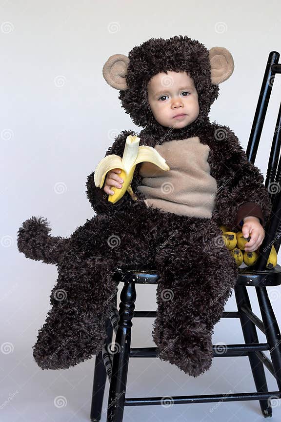 Monkey Boy stock photo. Image of good, cuddly, face, gorgeous - 3393218