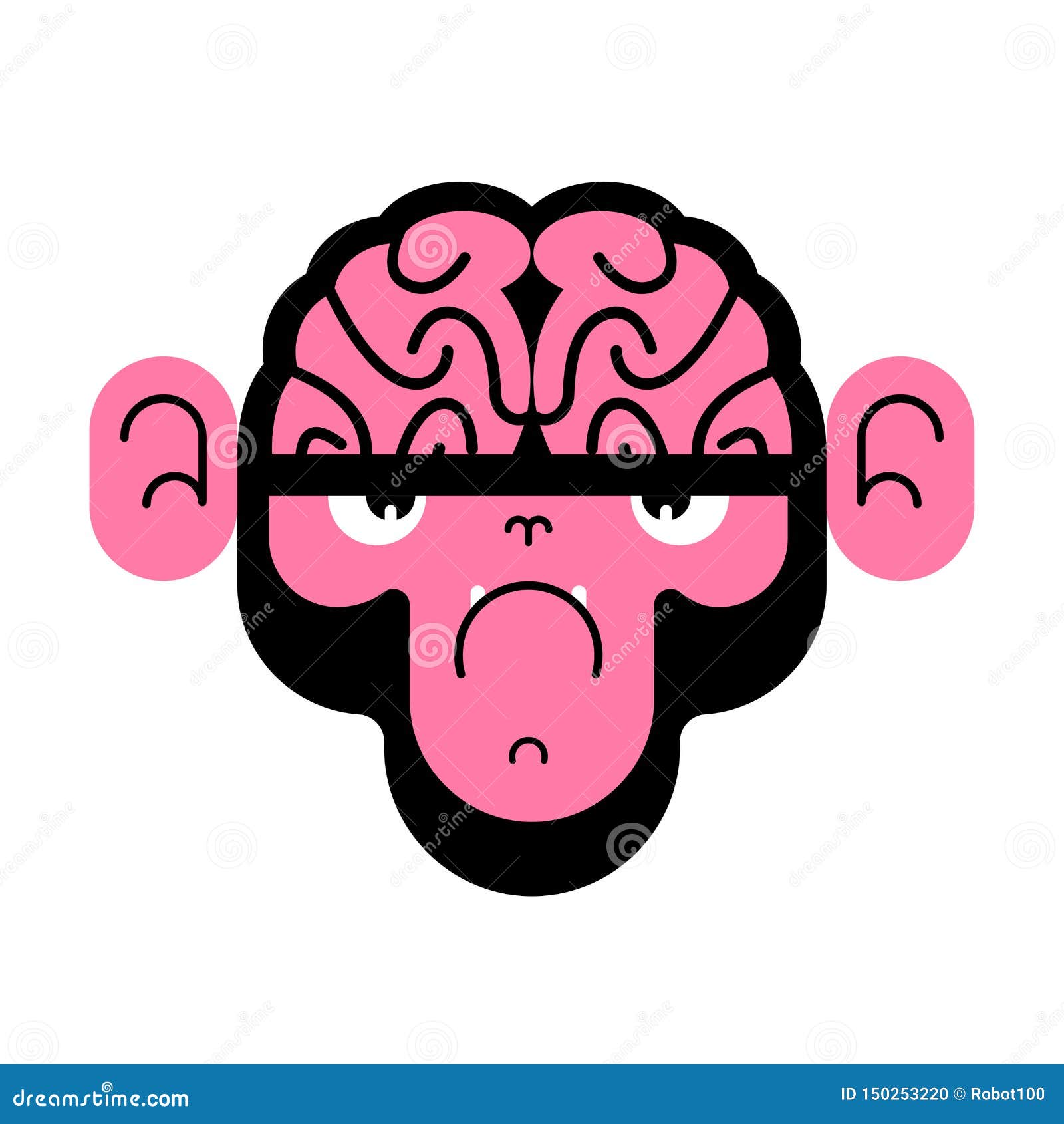 Monkey Brain Stock Illustrations – 236 Monkey Brain Stock Illustrations ...