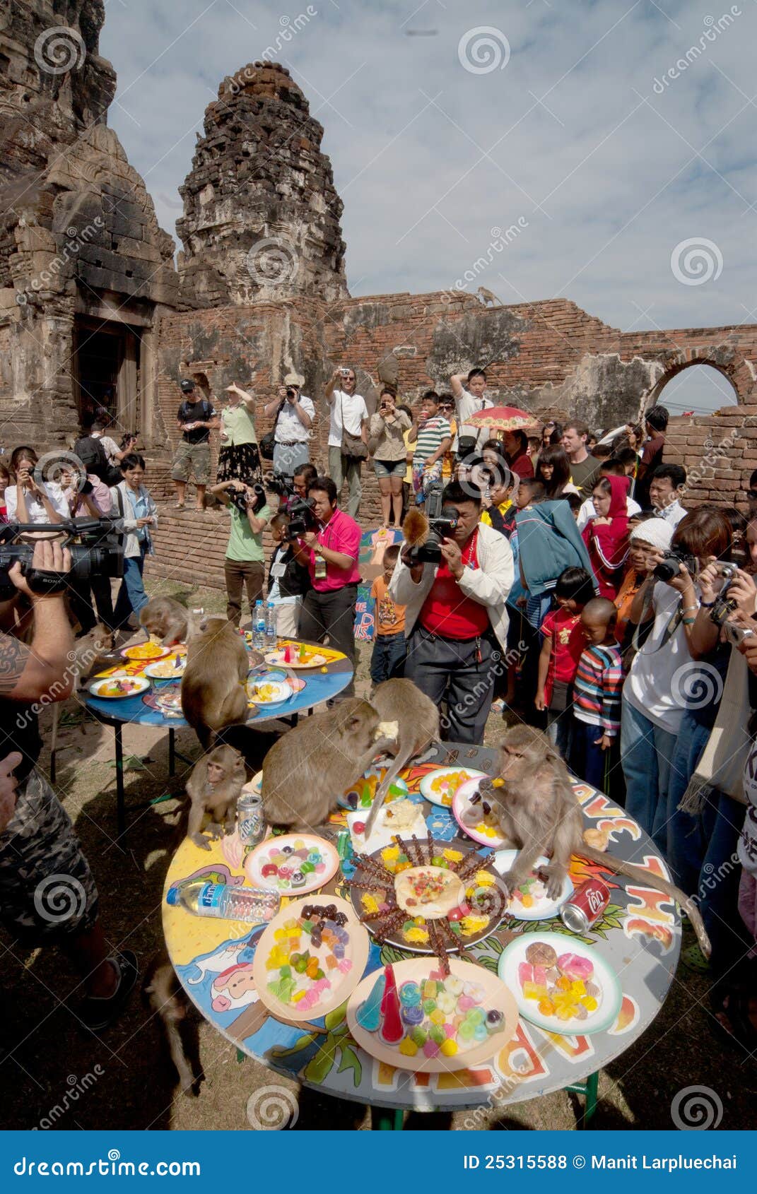 Monkey Buffet. Editorial Image | CartoonDealer.com #25315696