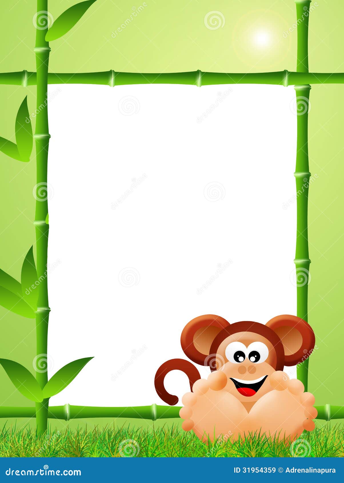 Monkey cartoon stock illustration. Illustration of python - 31954359