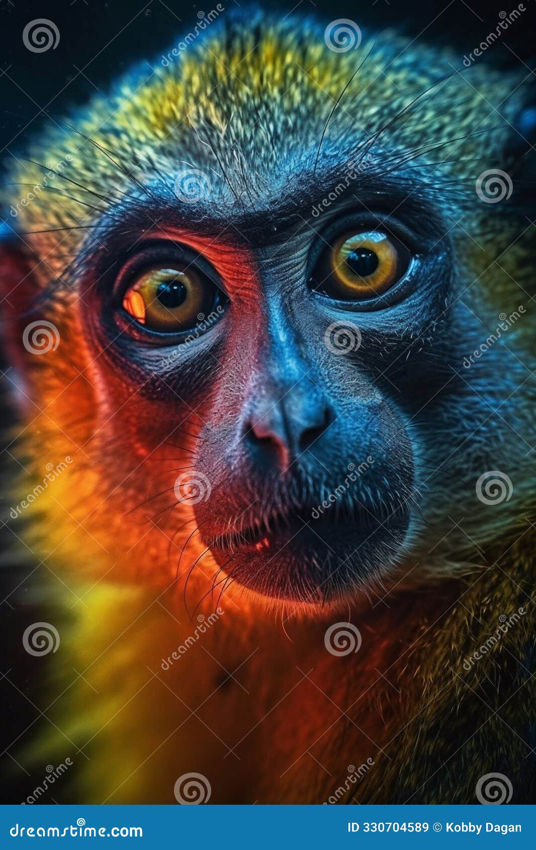 Monkey close-up head stock image. Image of cute, brasil - 330704589