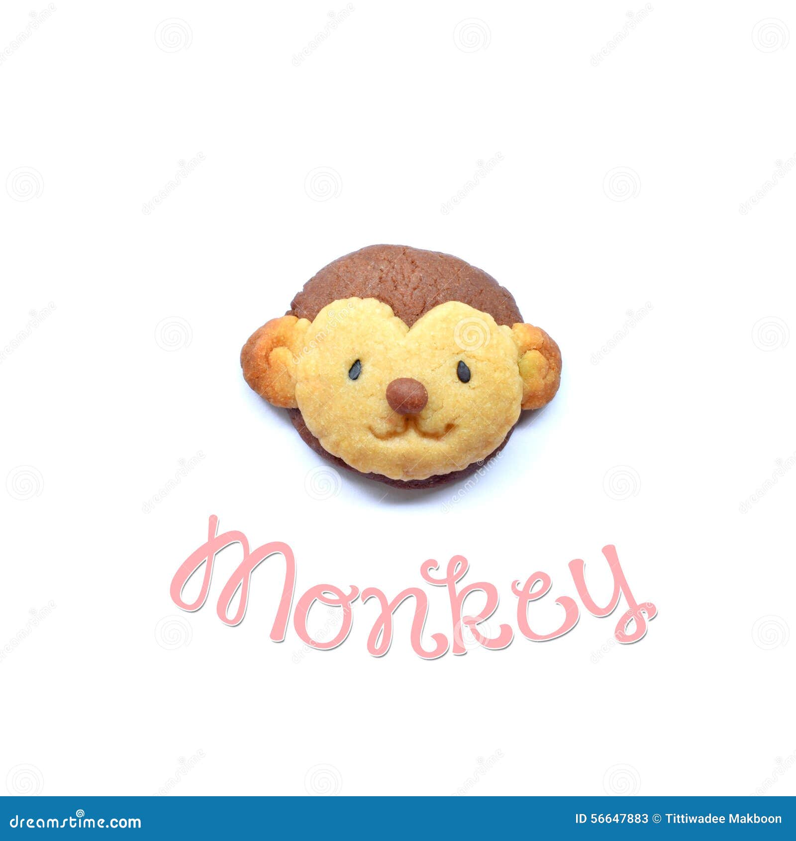 Monkey cookies stock image. Image of yummy, xmas, homemade - 56647883