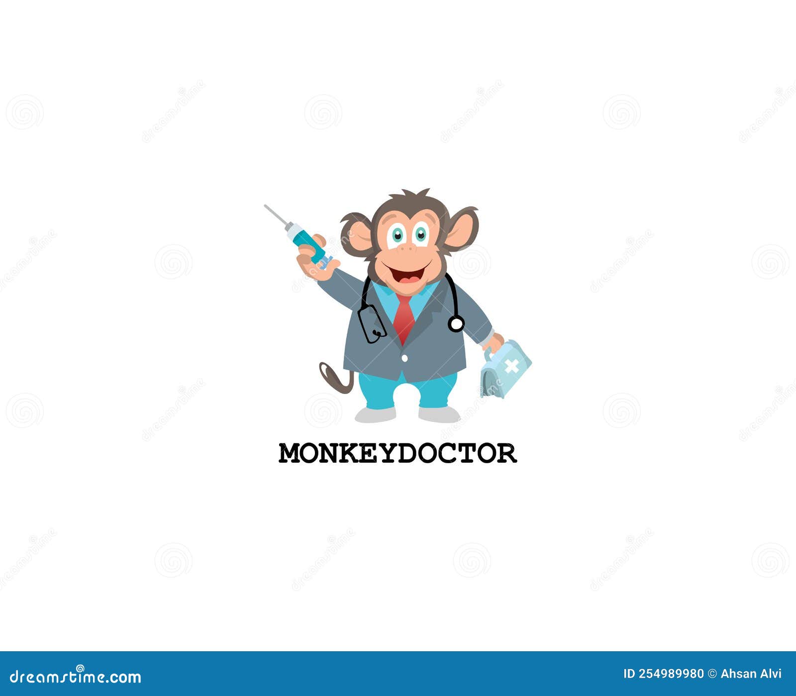 3d Monkey Doctor Stock Photography | CartoonDealer.com #54931028