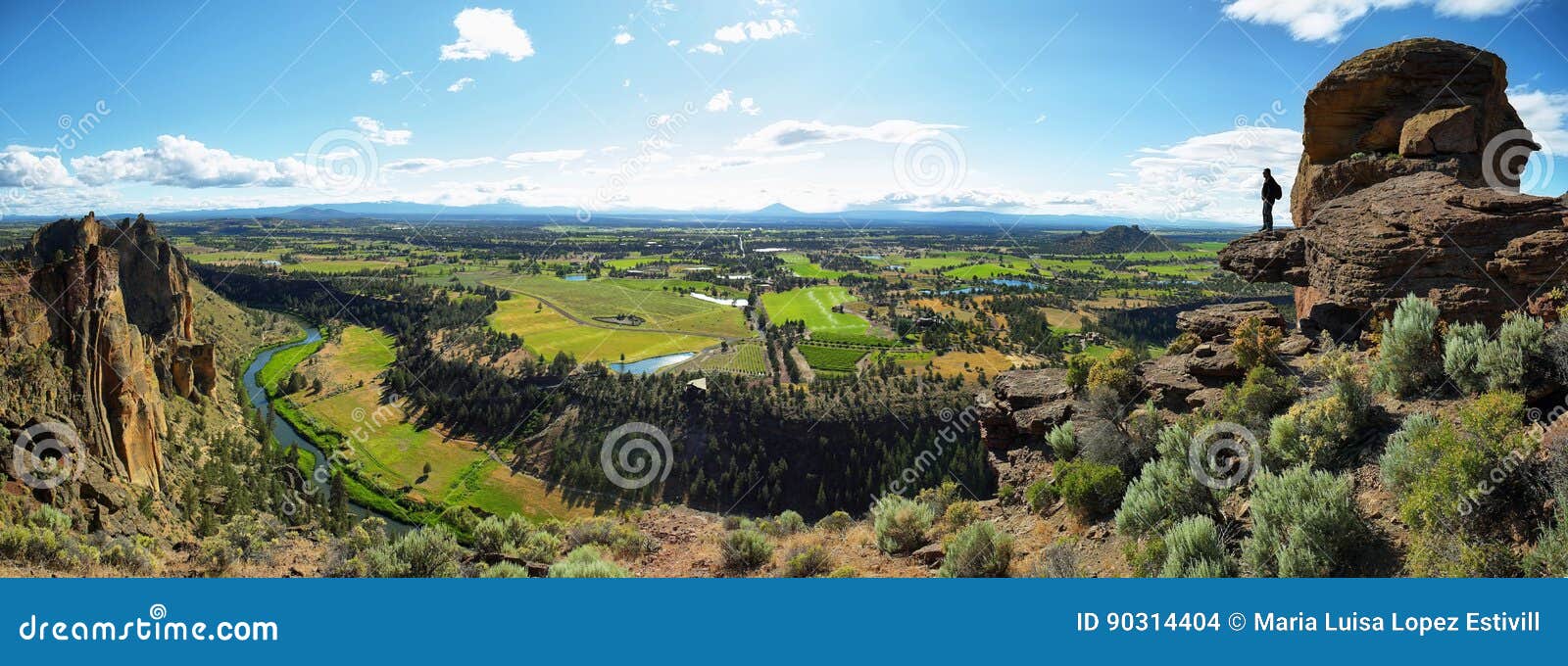 Monkey Face, Smith Rock Park Stock Photo - Image of desert, geological ...