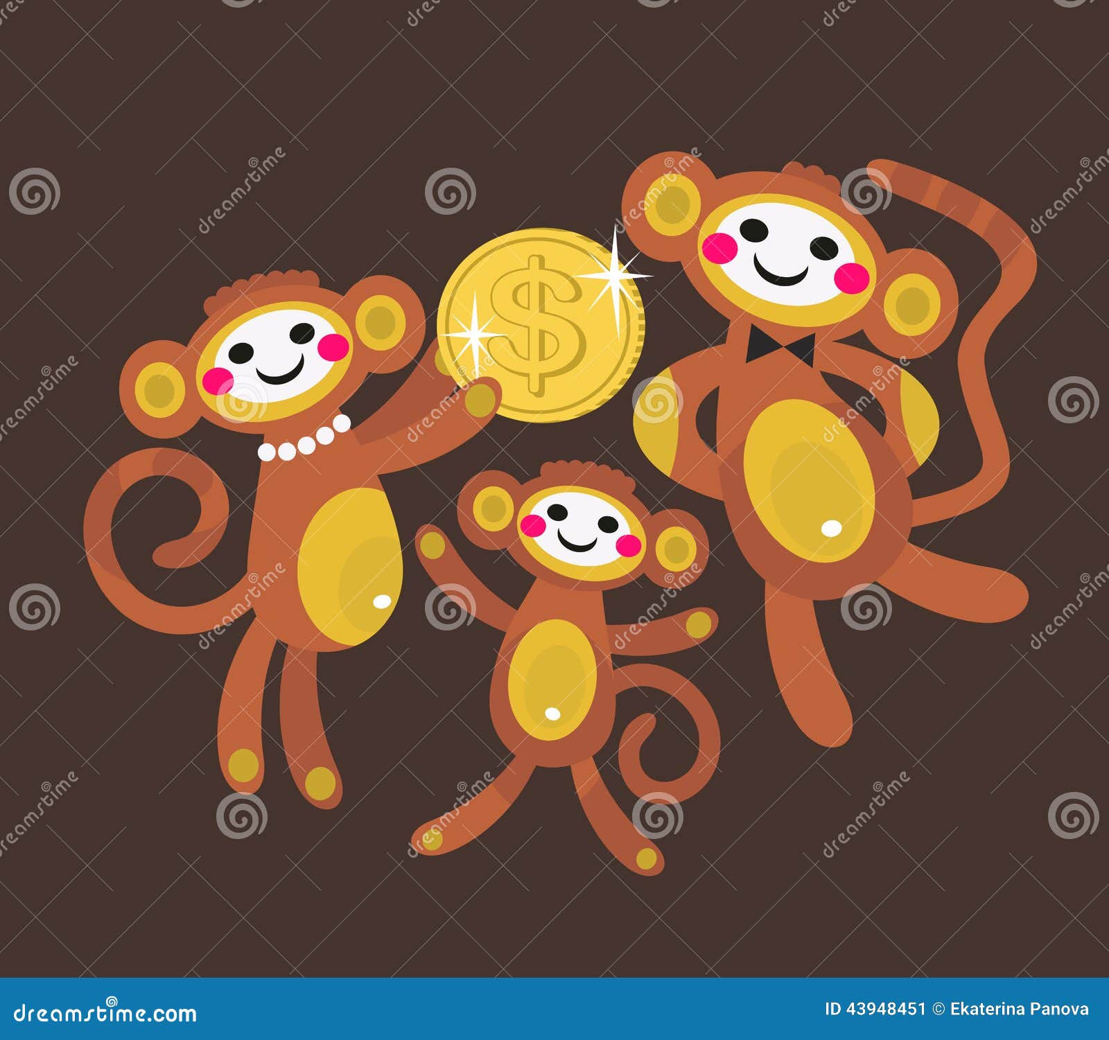 Rich Monkey Stock Illustrations – 105 Rich Monkey Stock Illustrations ...