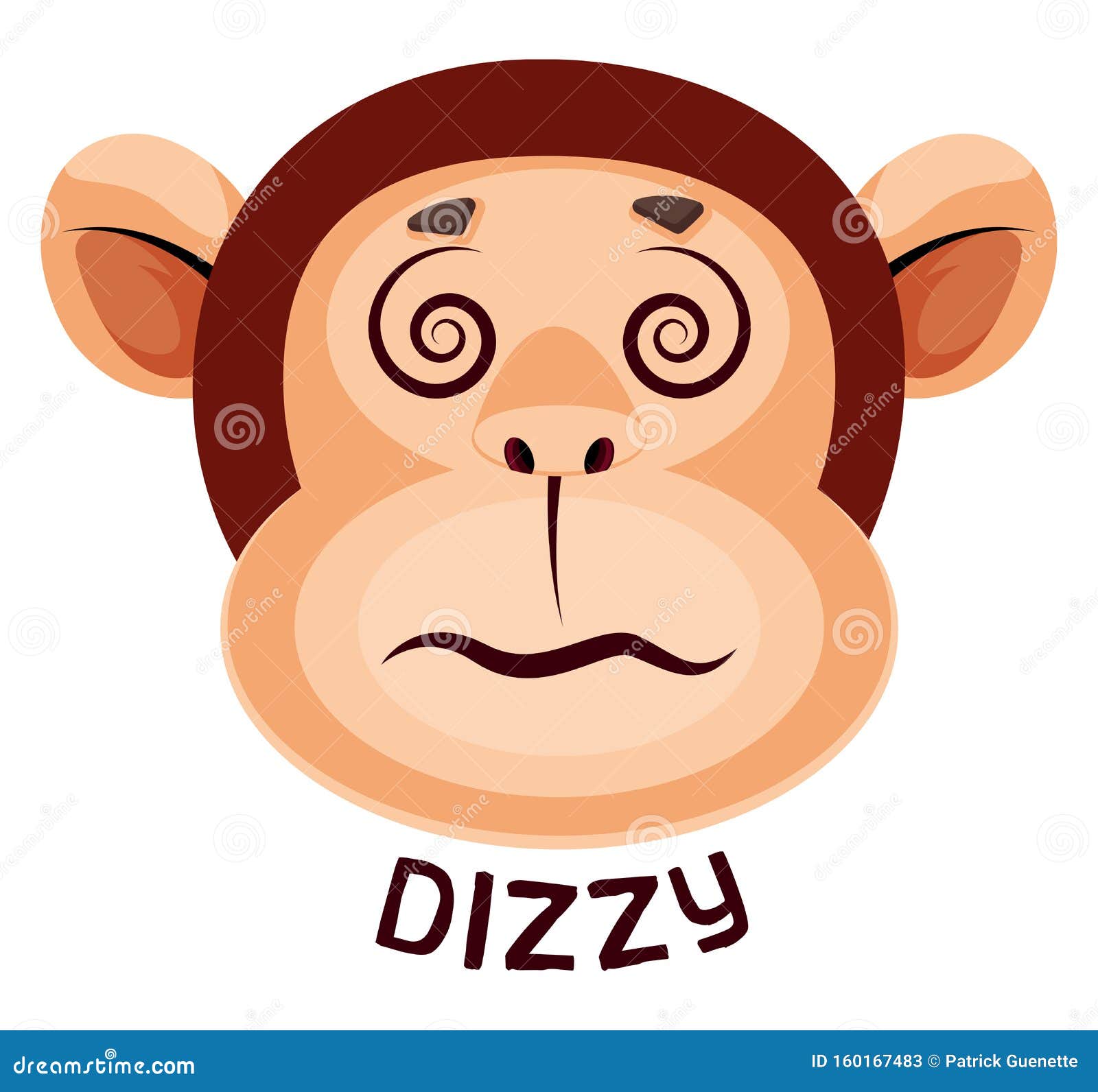 Dizzy Man Feeling Sick Vector Cartoon Illustration | CartoonDealer.com ...