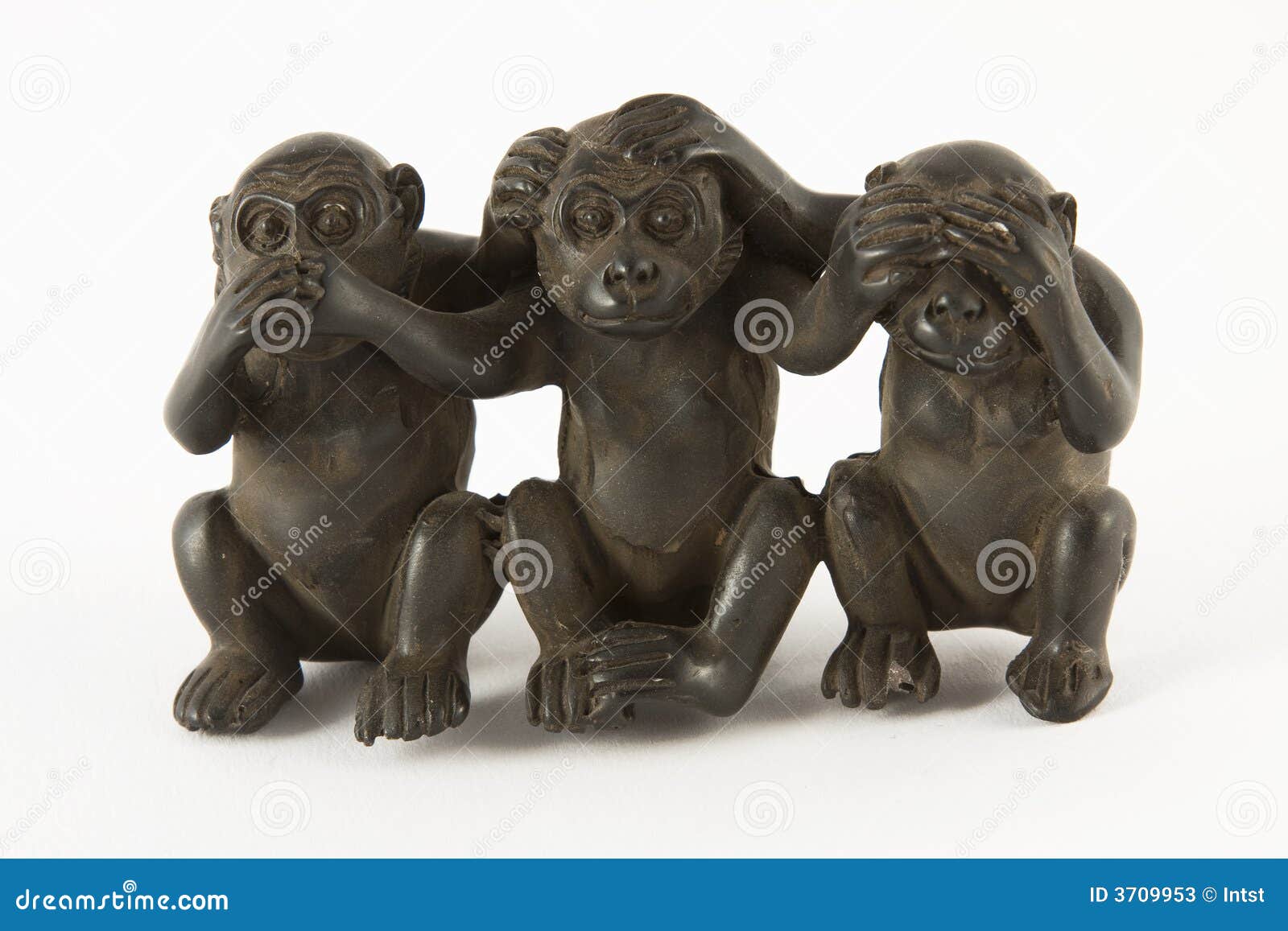 Monkey figures stock image. Image of figure, isolated - 3709953