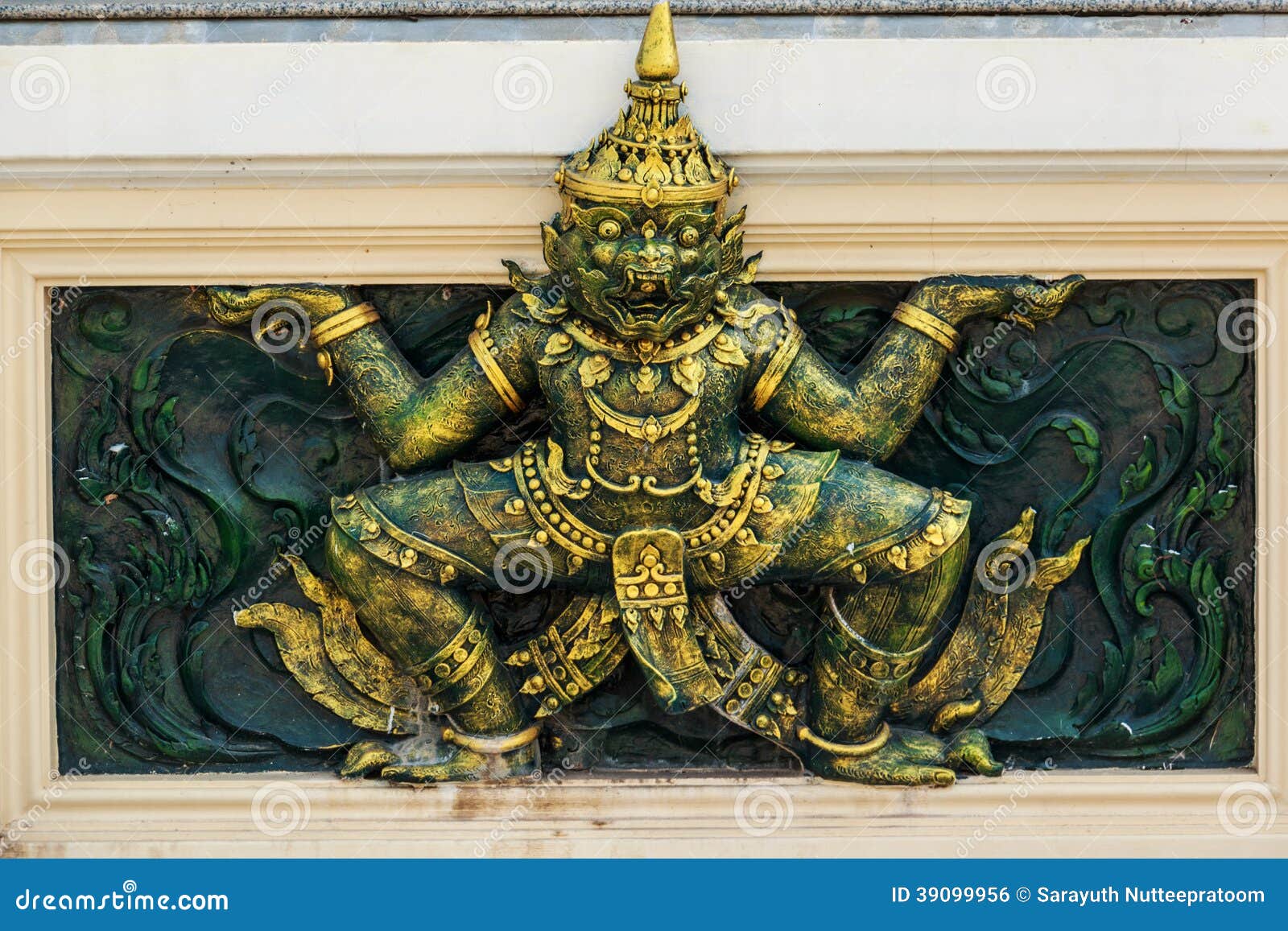 Monkey giant statue stock photo. Image of decorative - 39099956