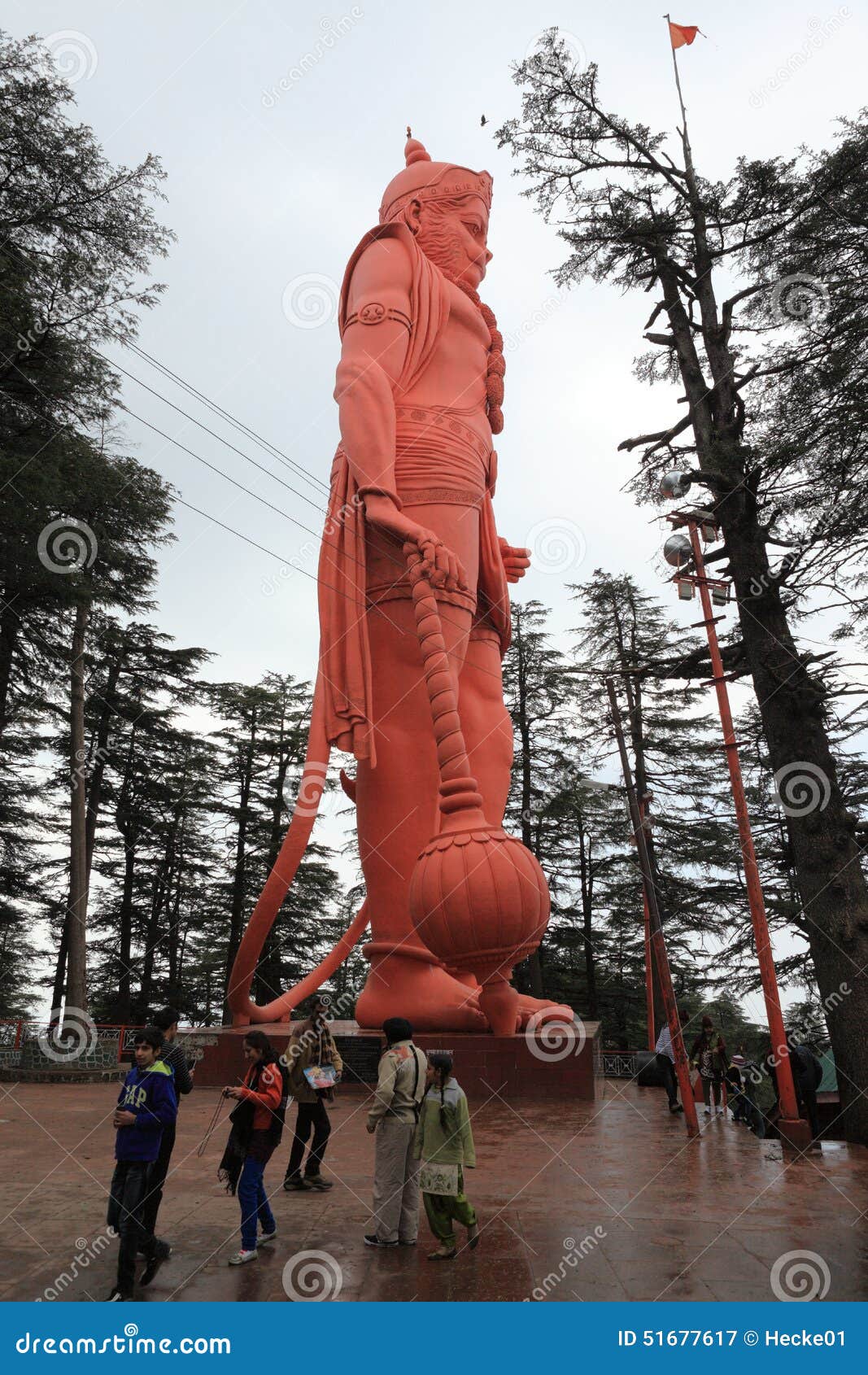 The Monkey God Temple of Shimla Editorial Photography - Image of ...