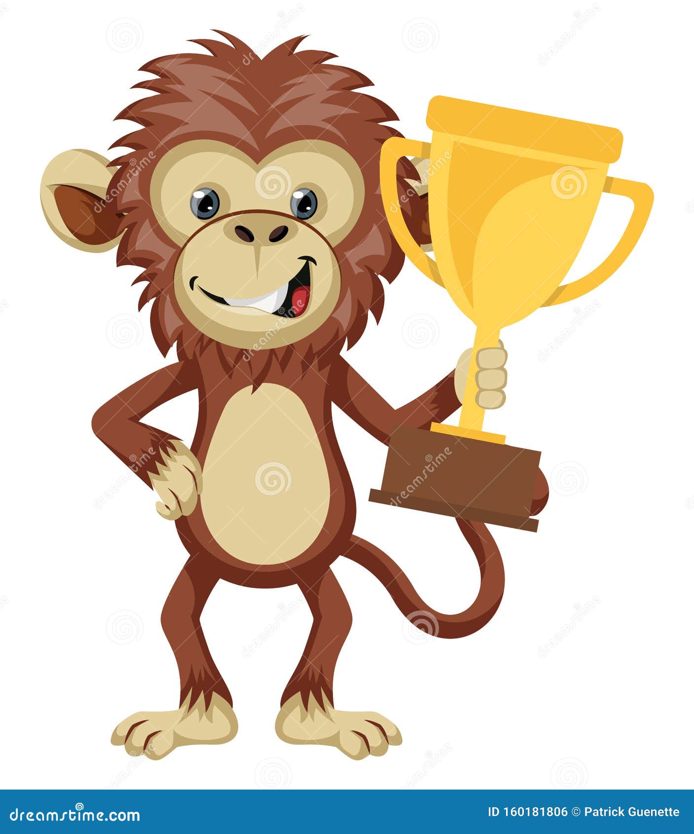A 3D Trophy Illustration Isolated On A White Background Stock Image ...