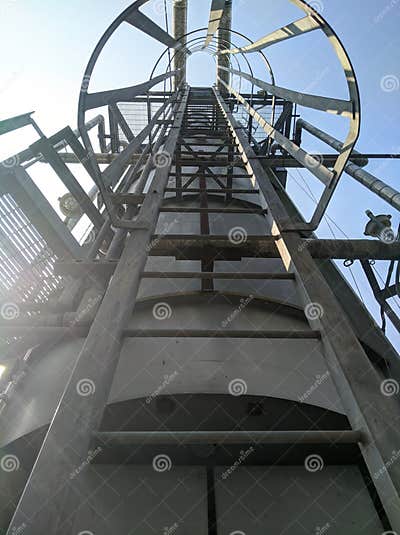 Monkey Ladder at the Factory Stock Image - Image of ladder, monkey ...