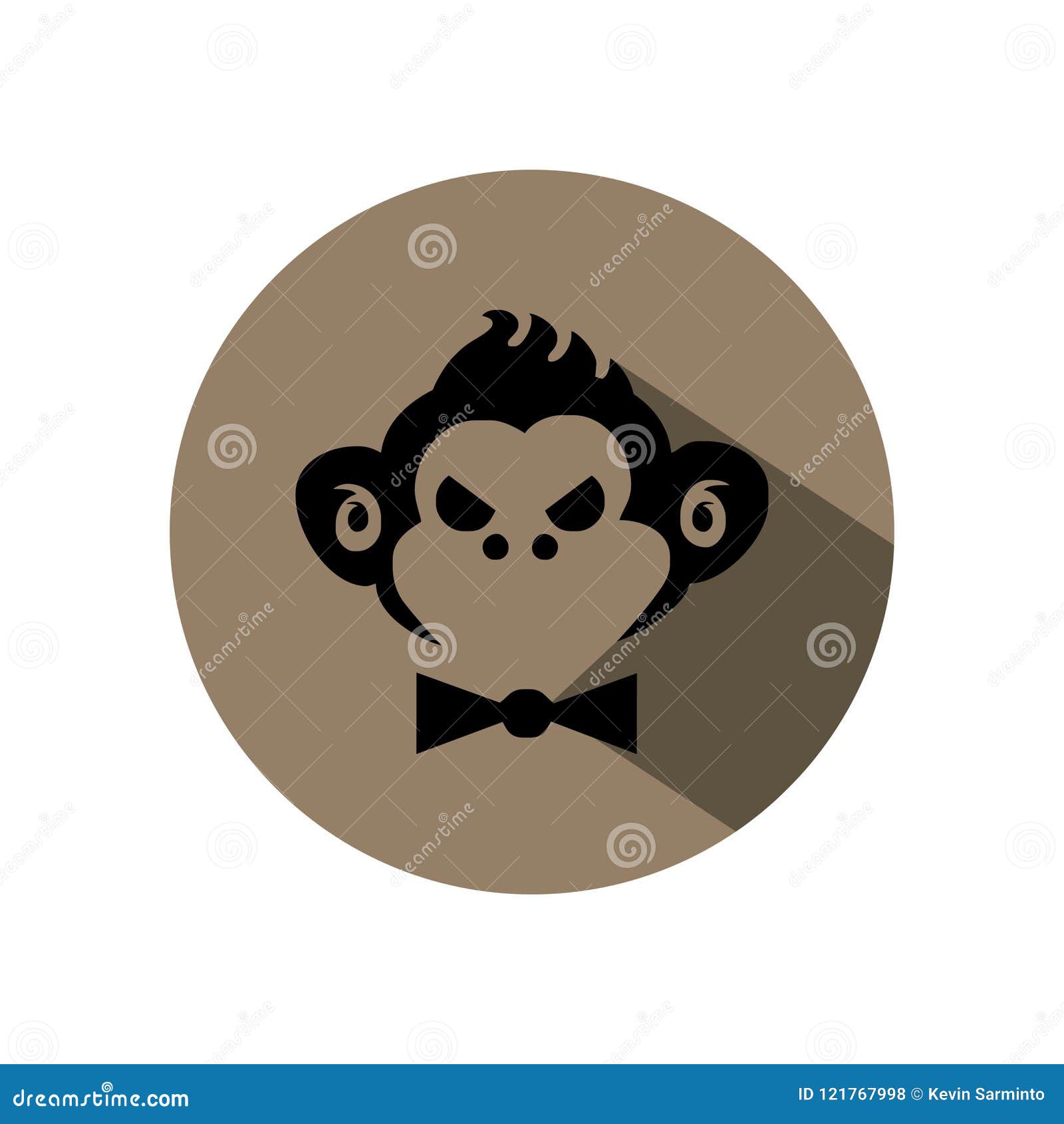 Monkey Logo Design Inspiration Stock Vector - Illustration of ...