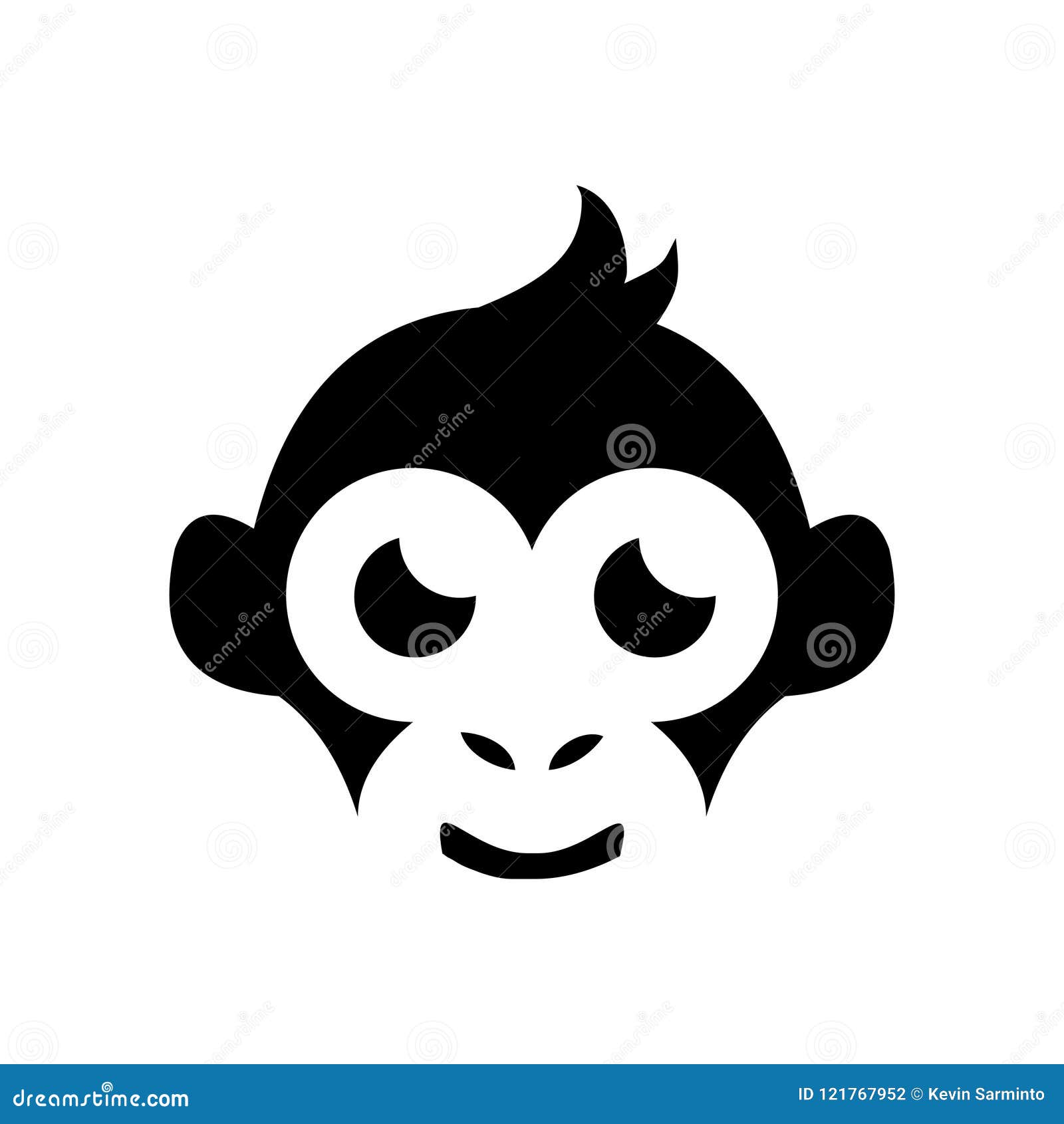 Monkey Logo Design Inspiration Stock Vector - Illustration of ...