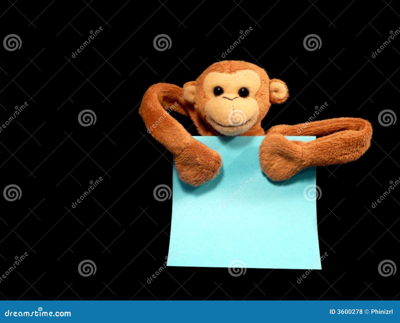Monkey message stock photo. Image of object, sticky, chimpanzee - 3600278