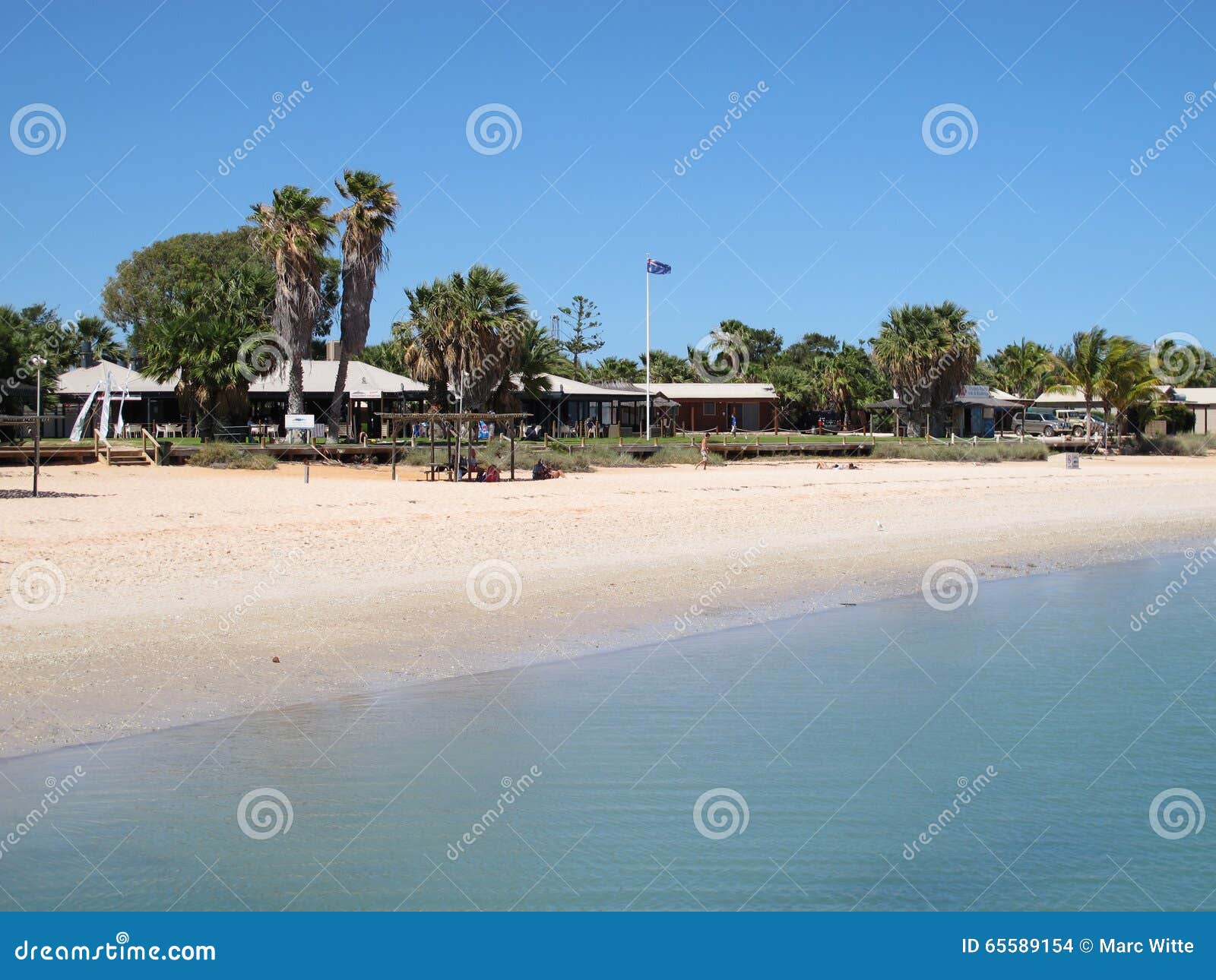 Monkey Mia, Shark Bay, Western Australia Stock Photo - Image of outback ...