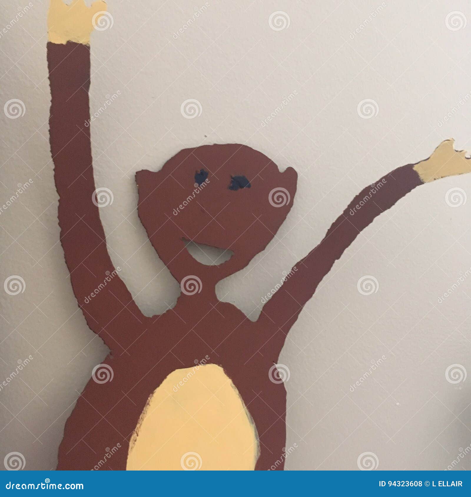 Monkey paper project stock photo. Image of cute, monkey - 94323608