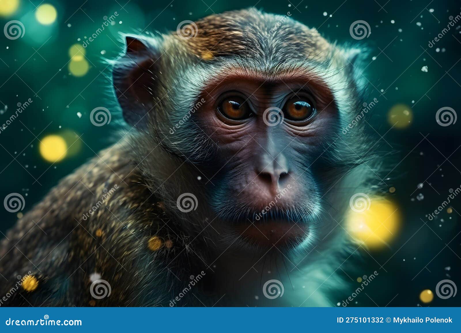 Portrait Monkey Ai Generated Stock Photos - Free & Royalty-Free Stock ...